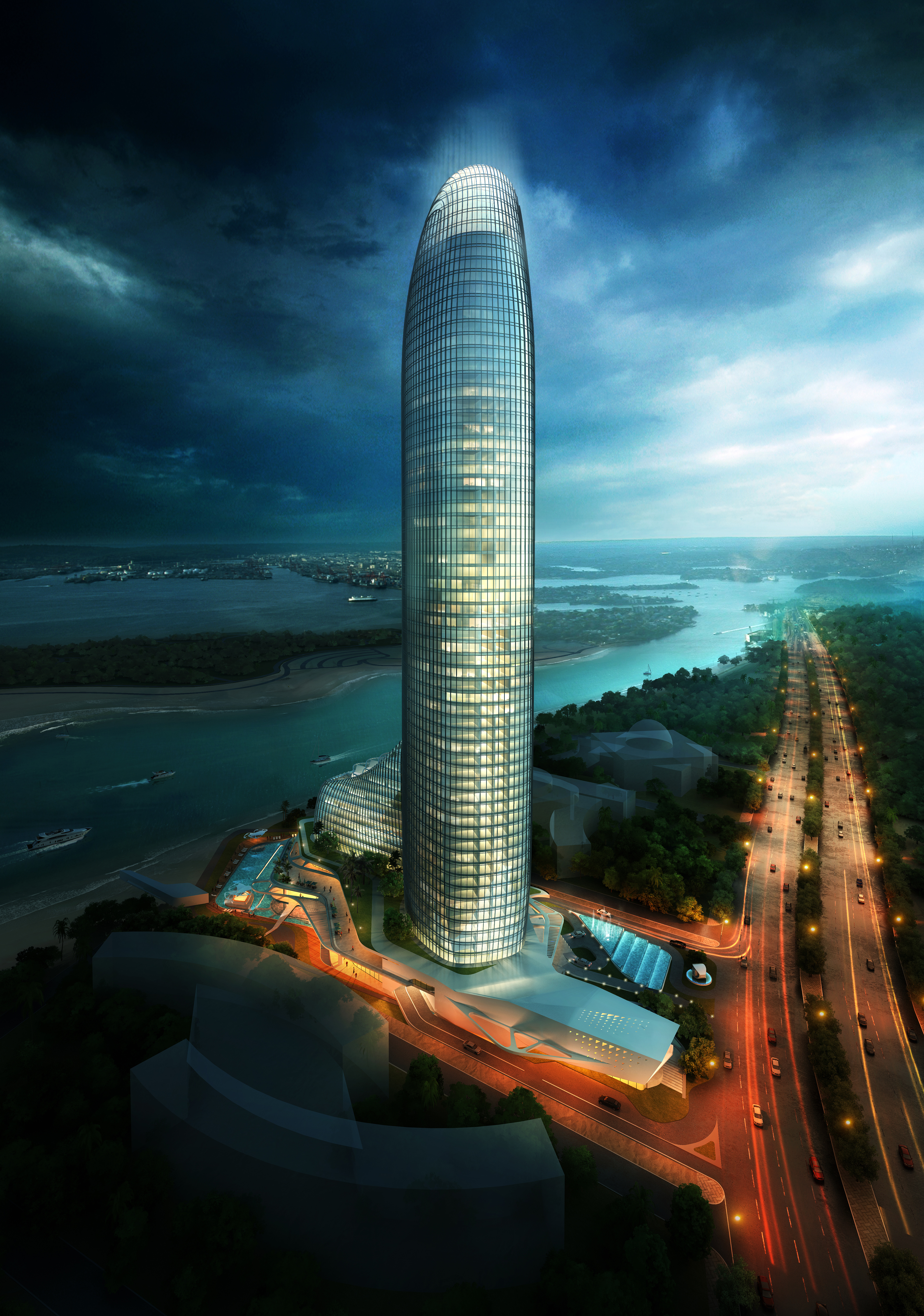 Hilton Hotel Tower by studio AS+R - Architizer