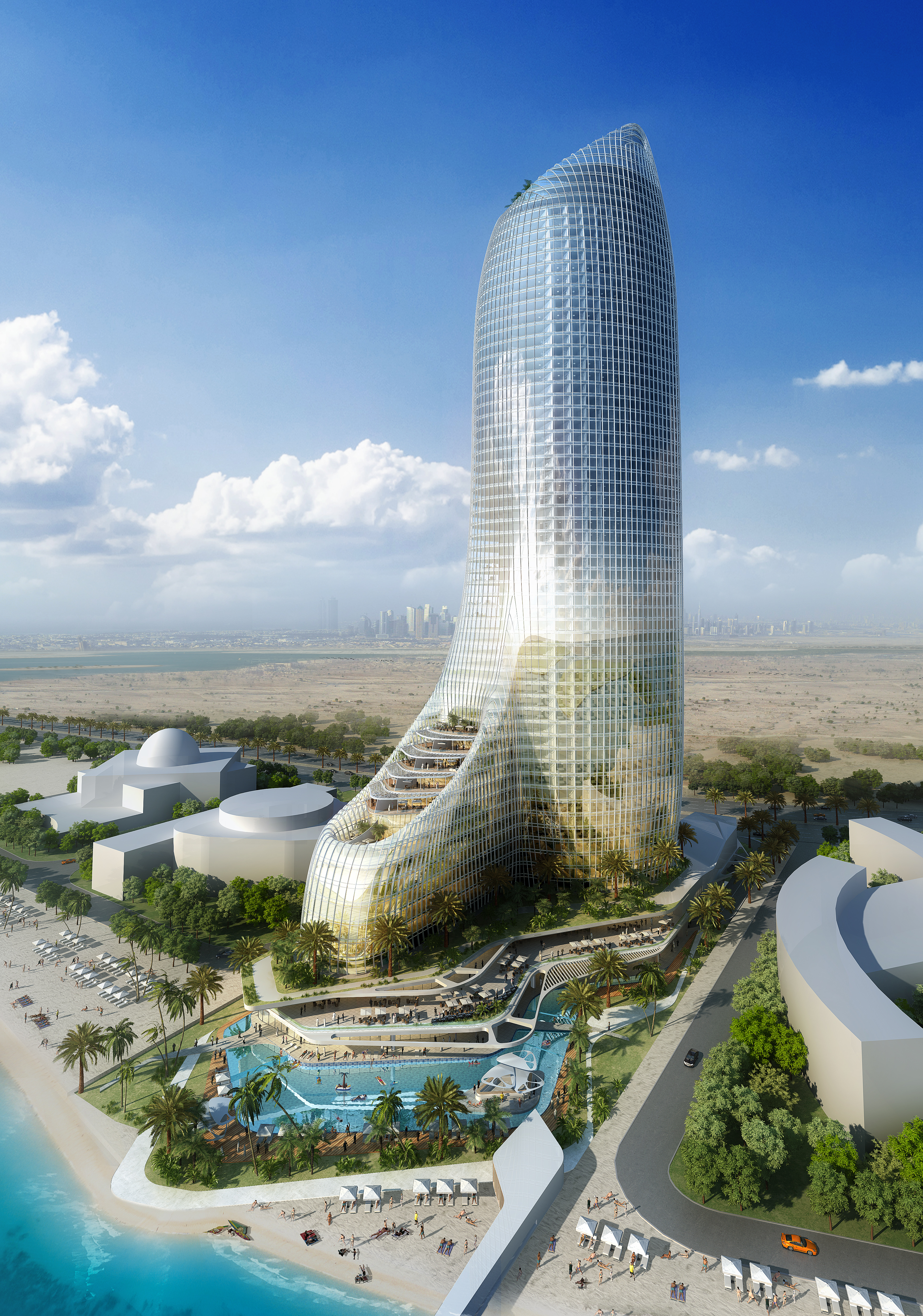 Hilton Hotel Tower by studio AS+R - Architizer