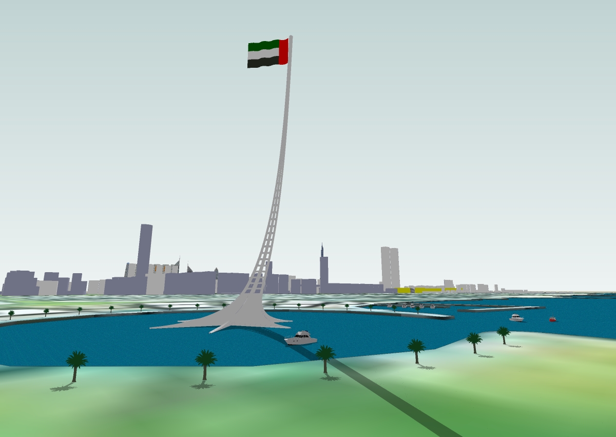 UAE Flag Post by studio AS+R - Architizer