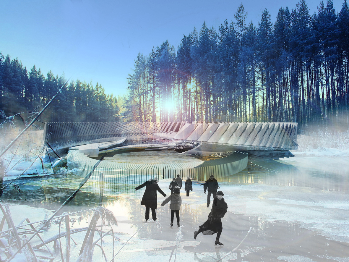 Photovoltaic Ice Skating Rink by Margot Krasojevic Architecture ...