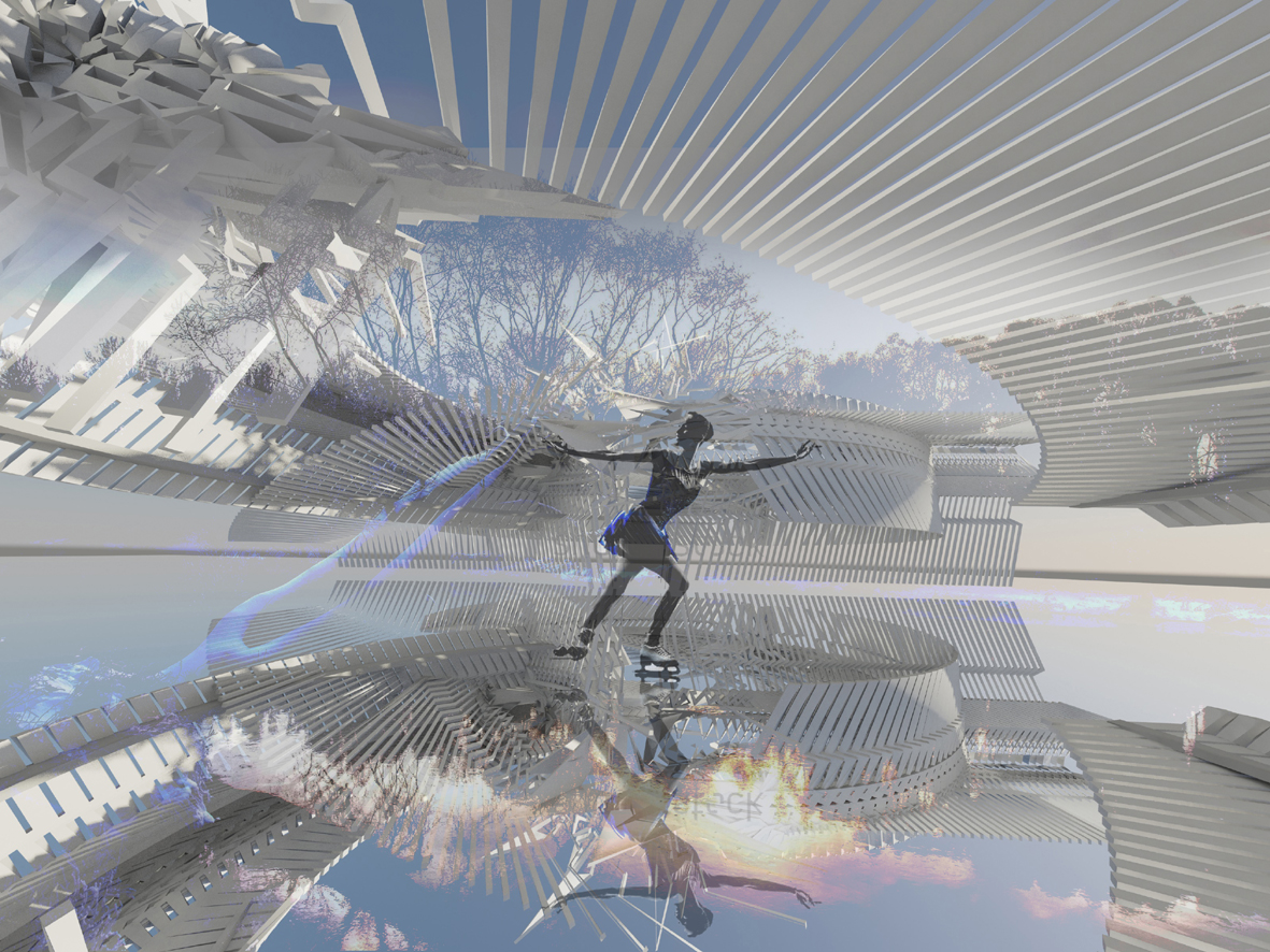 Photovoltaic Ice Skating Rink by Margot Krasojevic Architecture ...