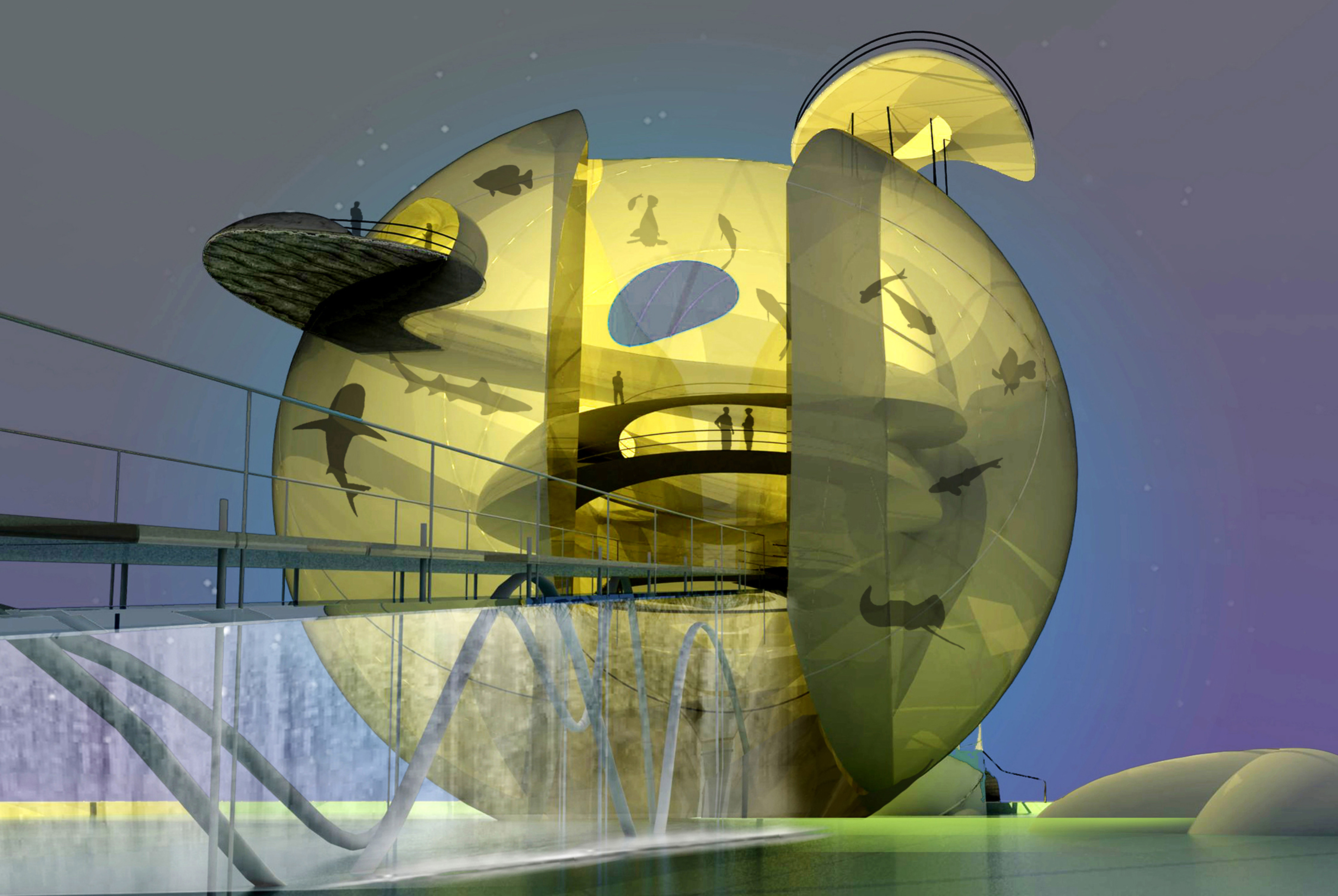 Virtual Aquarium by Nishan Kazazian Architecture / A&A Design Group ...