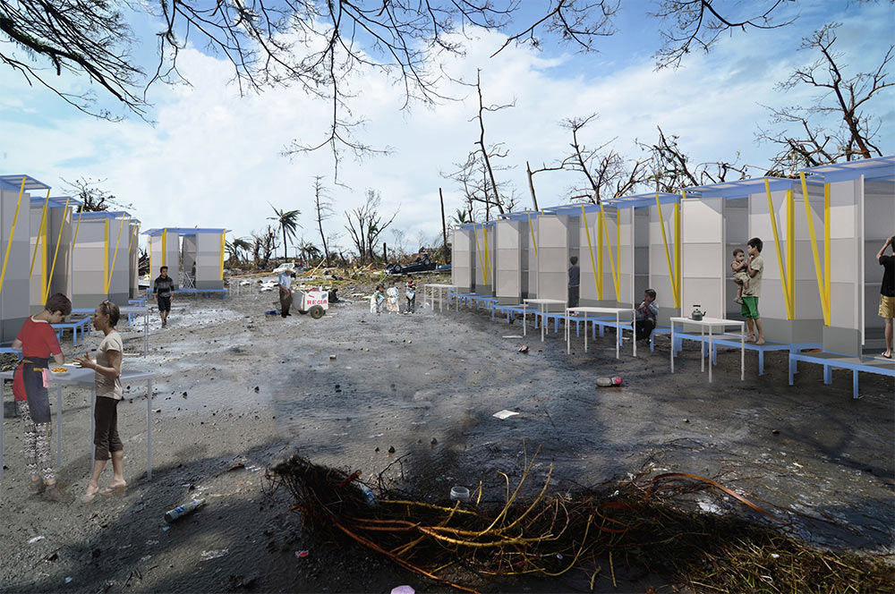 LIVING SHELTER- A SOLUTION FOR DISASTER RELIEF by WY-TO - Architizer