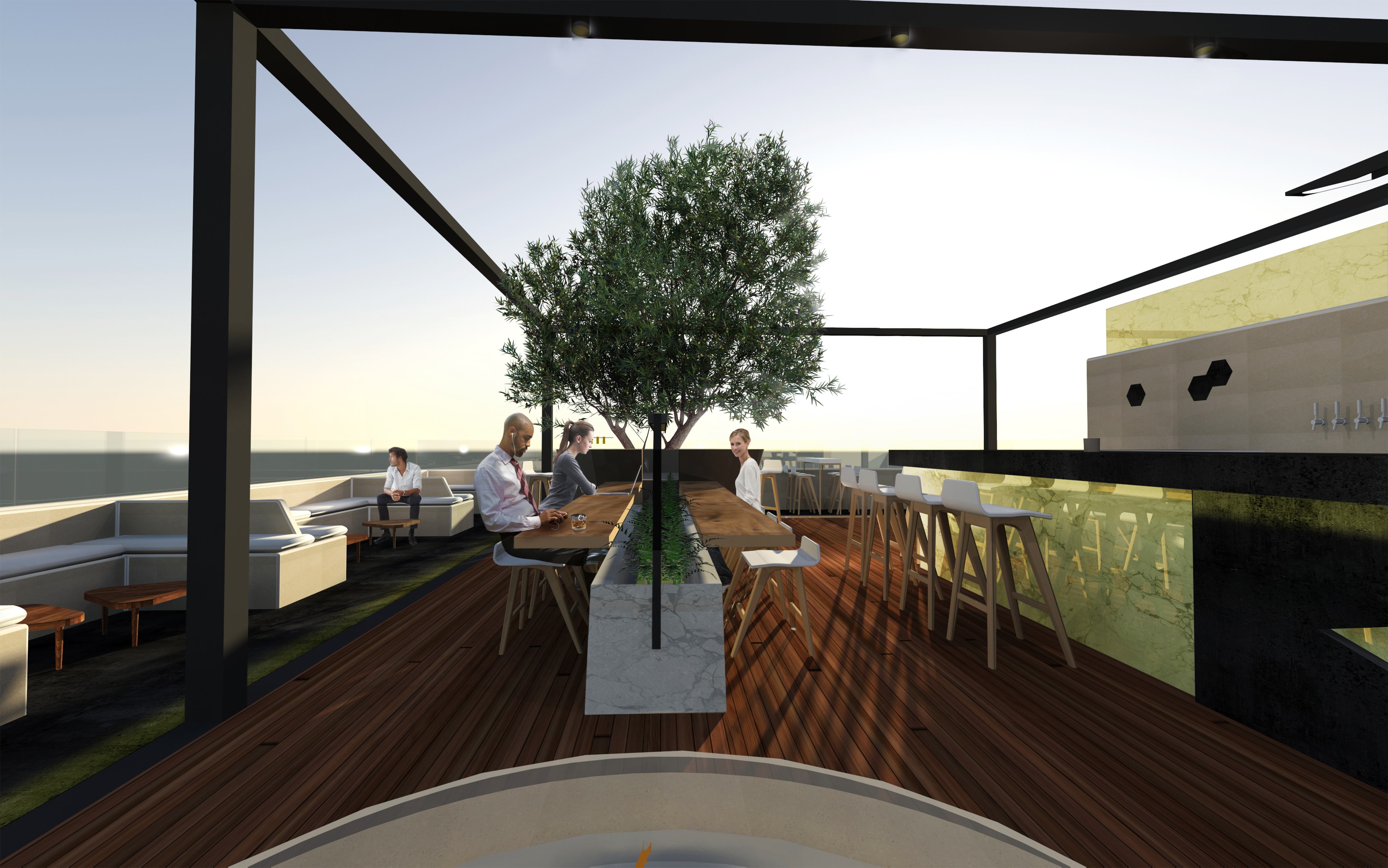 Avant Garde, Rooftop bar by Lab4 Architects - Architizer