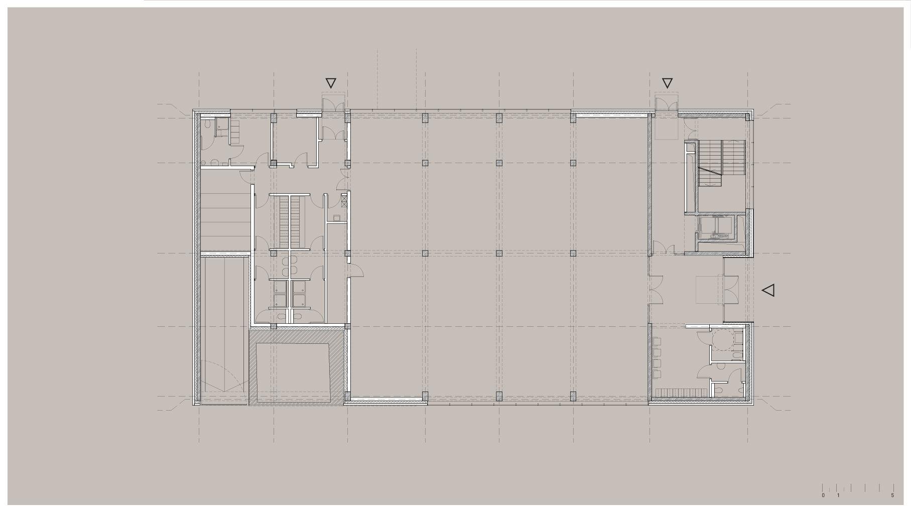 Hybrid sports complex with fencing hall for school group No. 5 in ...