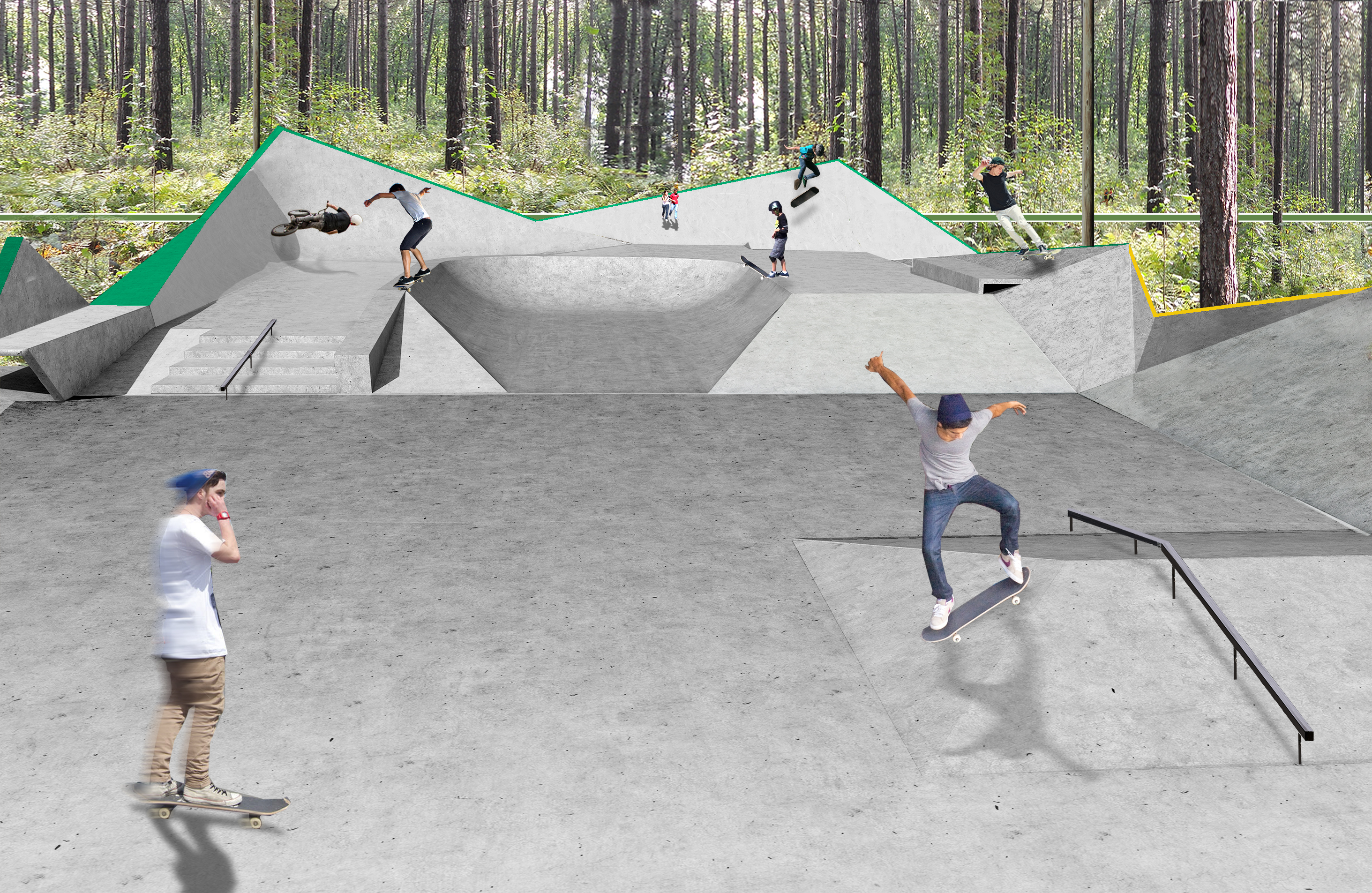 Sports Park Genk by LOLA landscape architects - Architizer