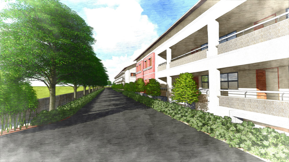 An International School campus with Sports facility by VH Designs ...