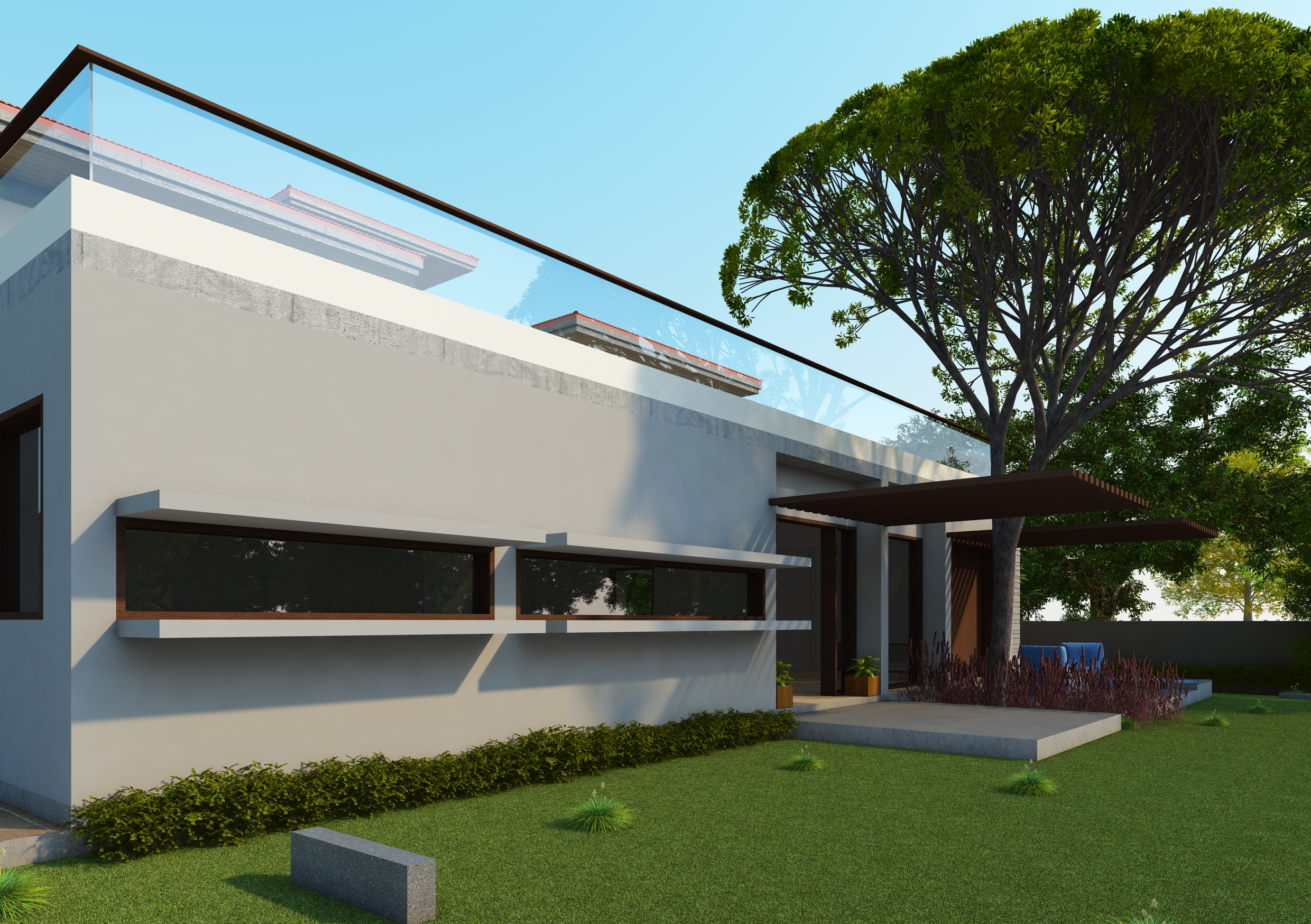 Architecture : Roof house, Baroda Project Done By VhDesignsStudio by VH ...