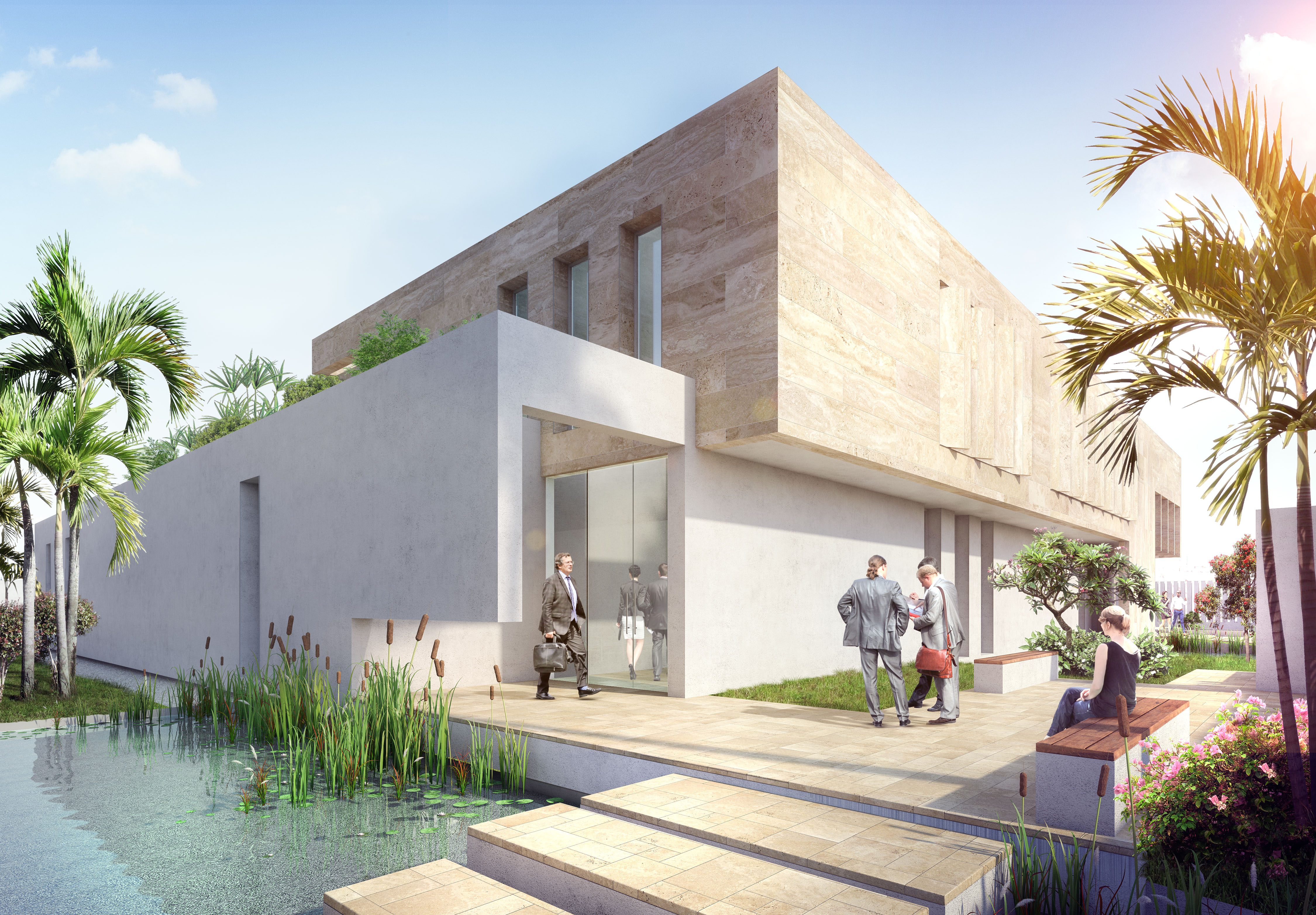 RABAT EMBASSY by BAEB - Bureau d'Architects Emmanuel Bouffioux - Architizer