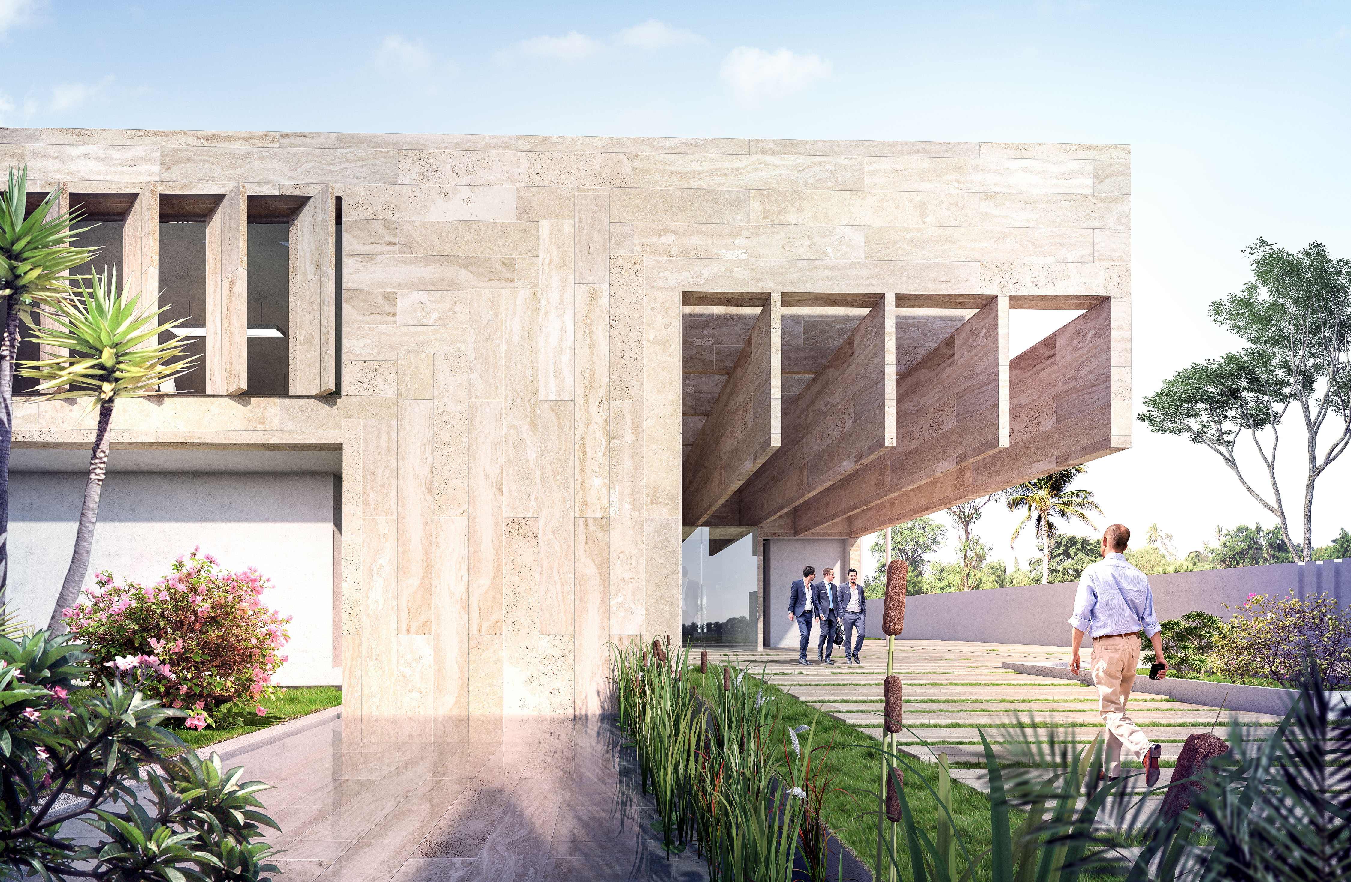 RABAT EMBASSY by BAEB - Bureau d'Architects Emmanuel Bouffioux - Architizer