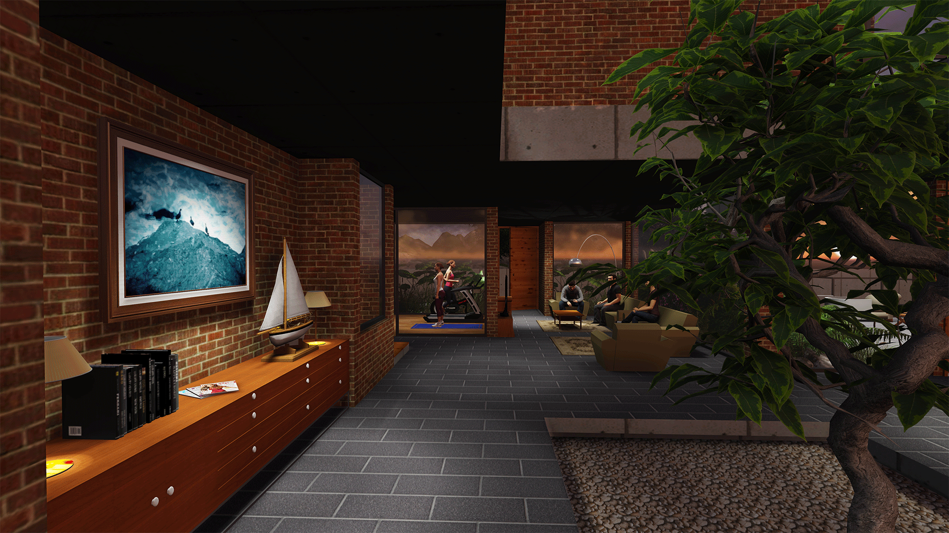 Interior : Courtyard House, Baroda Project By VH Design Studio by VH ...