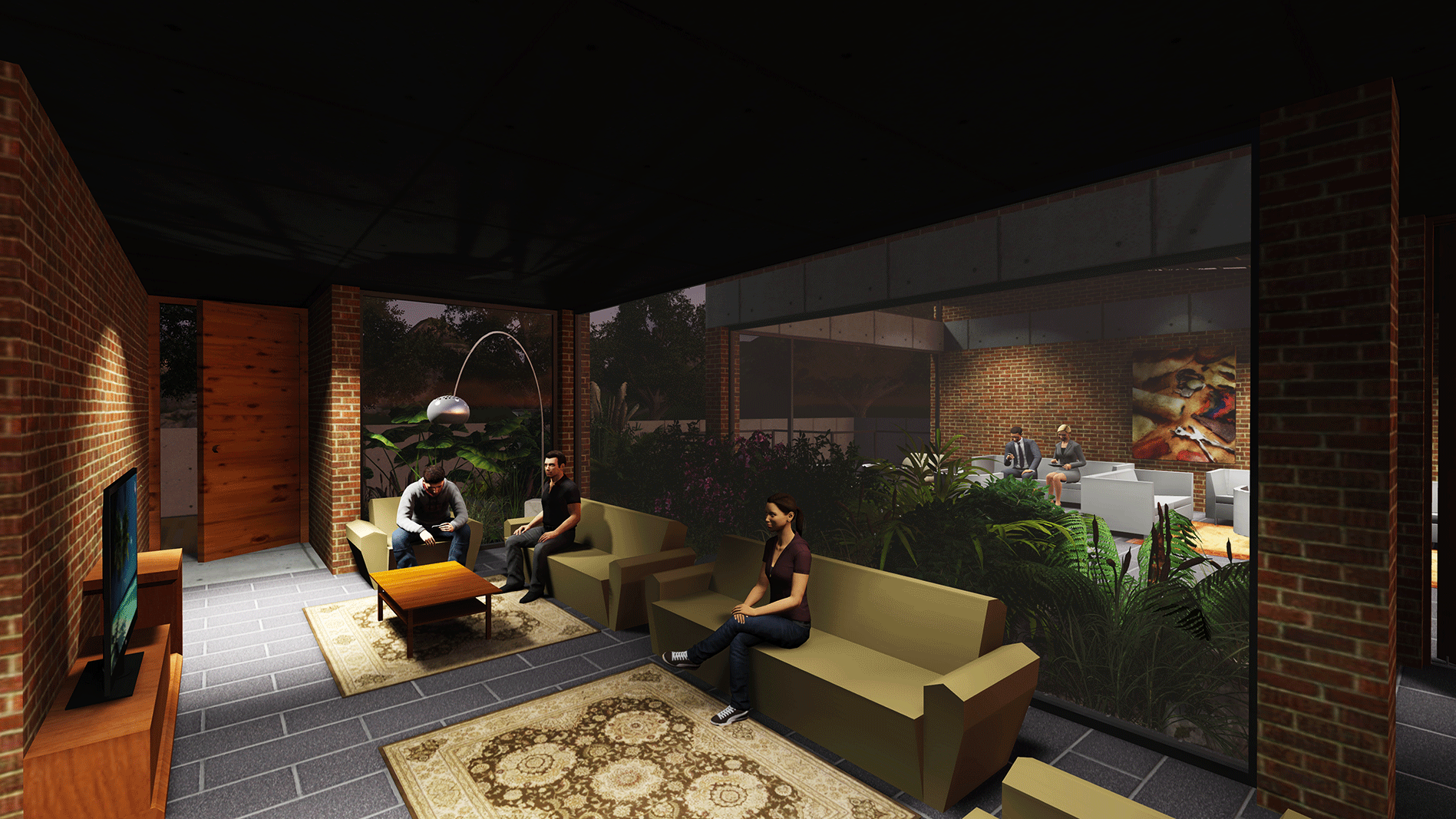 Interior : Courtyard House, Baroda Project By VH Design Studio by VH ...