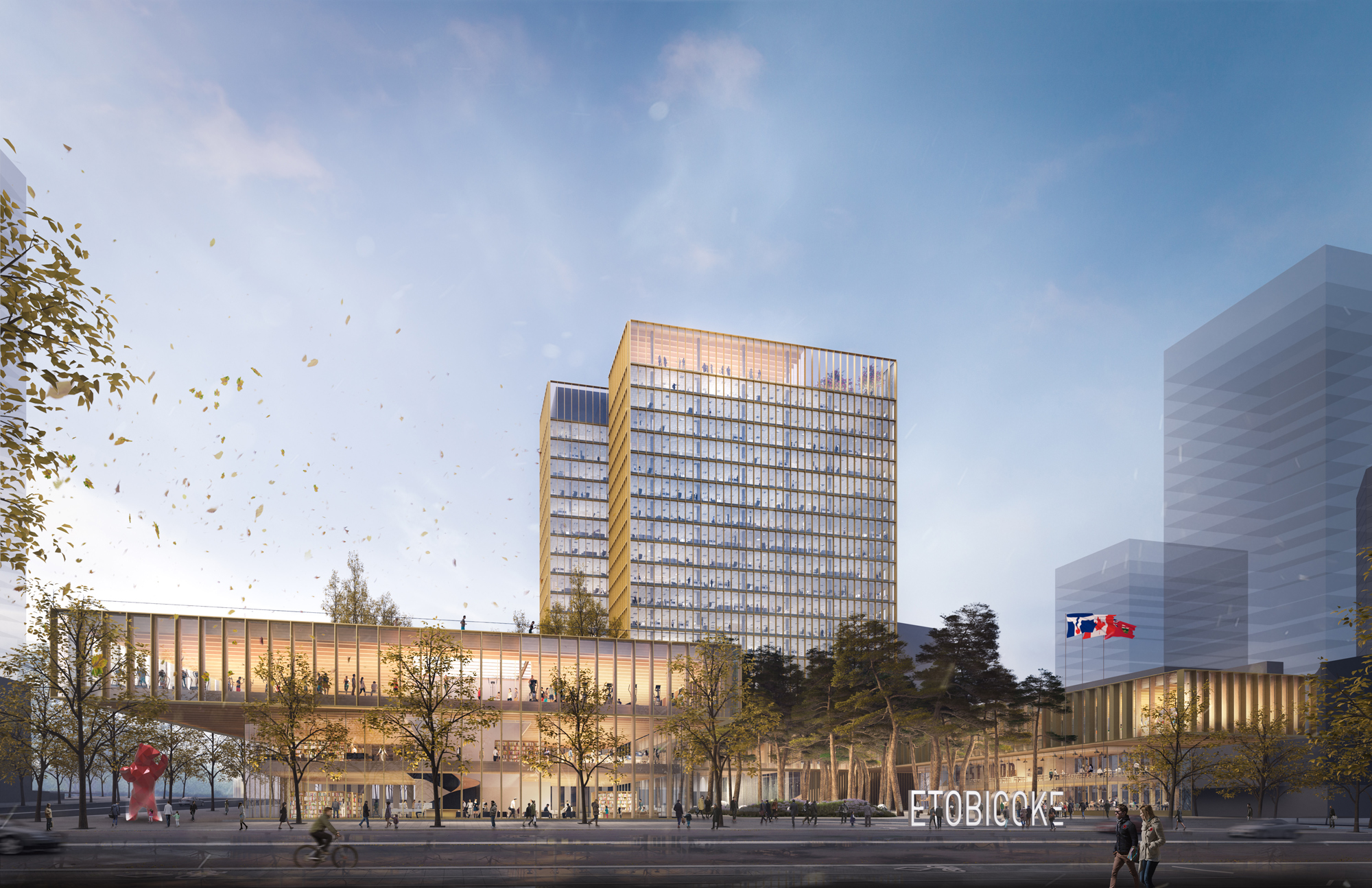 Etobicoke Civic Centre Design Competition by Norm Li - Architizer