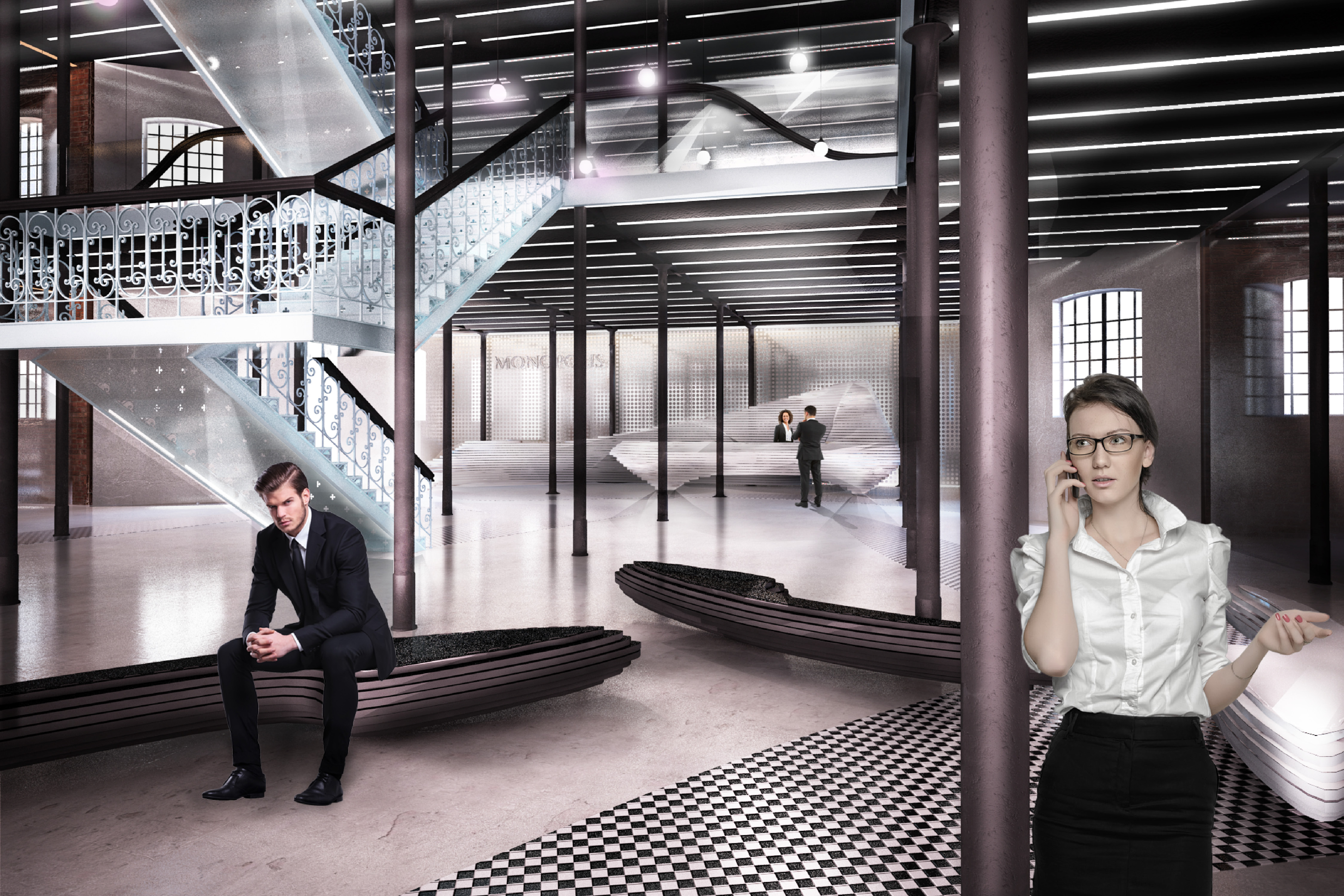 Monopolis – Multifunctional centre concept for new life of historic ...