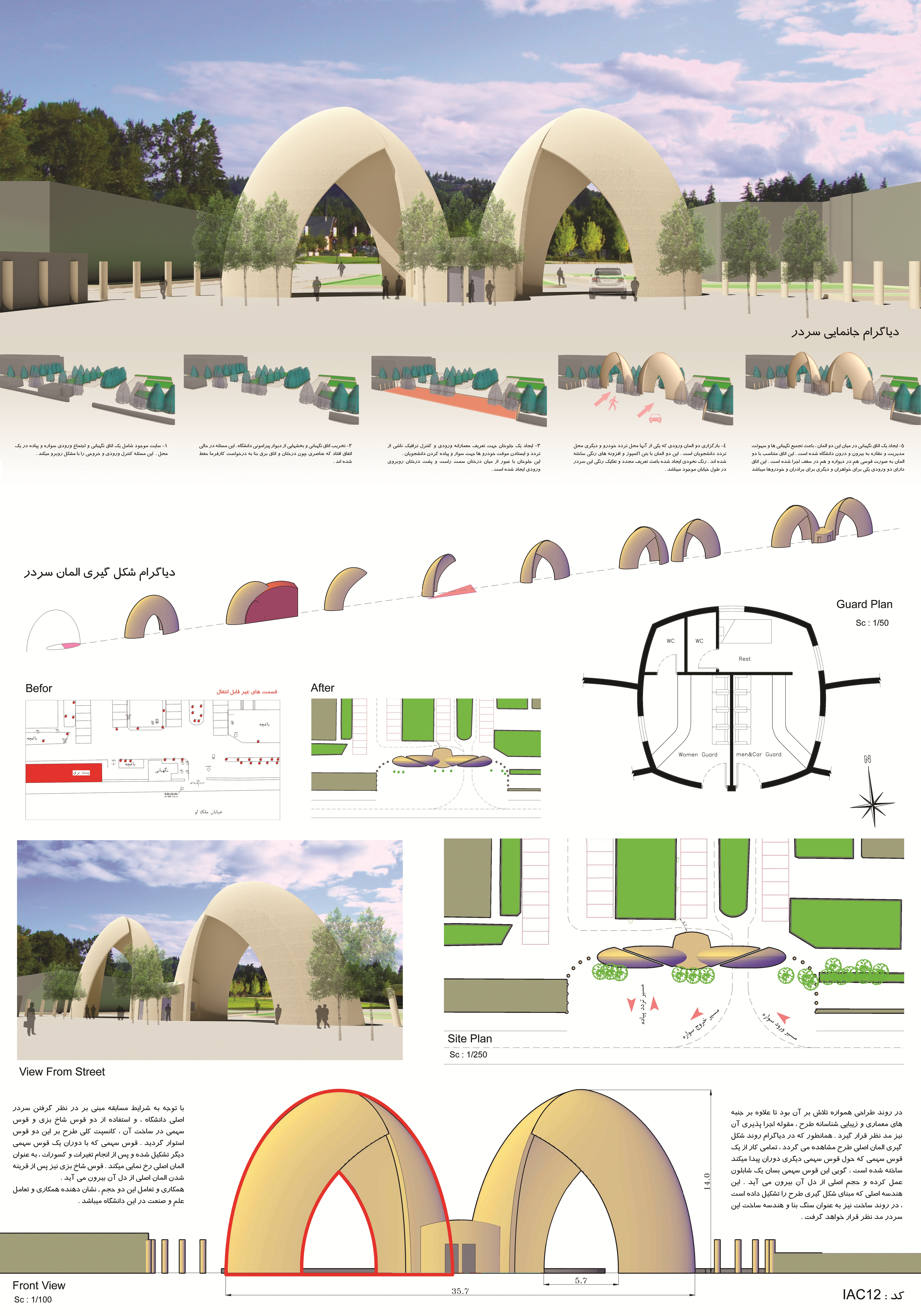 Gate Of Science & Technology Tehran University by ARG BAFT - Architizer