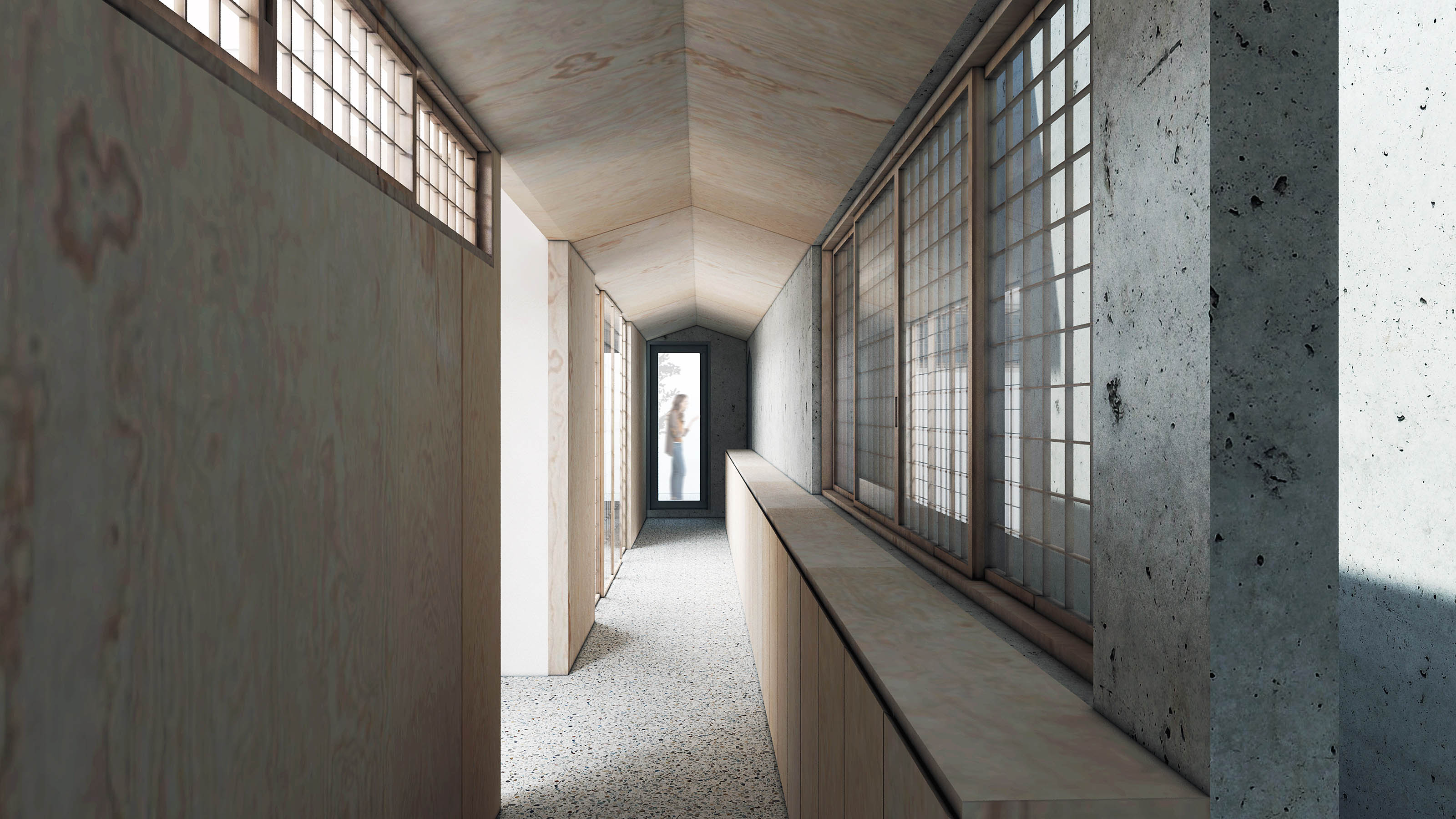 UNREALIZED ALTERNATIVE HOUSE DESIGN FOR TWO FAMILIES by Wonder ...