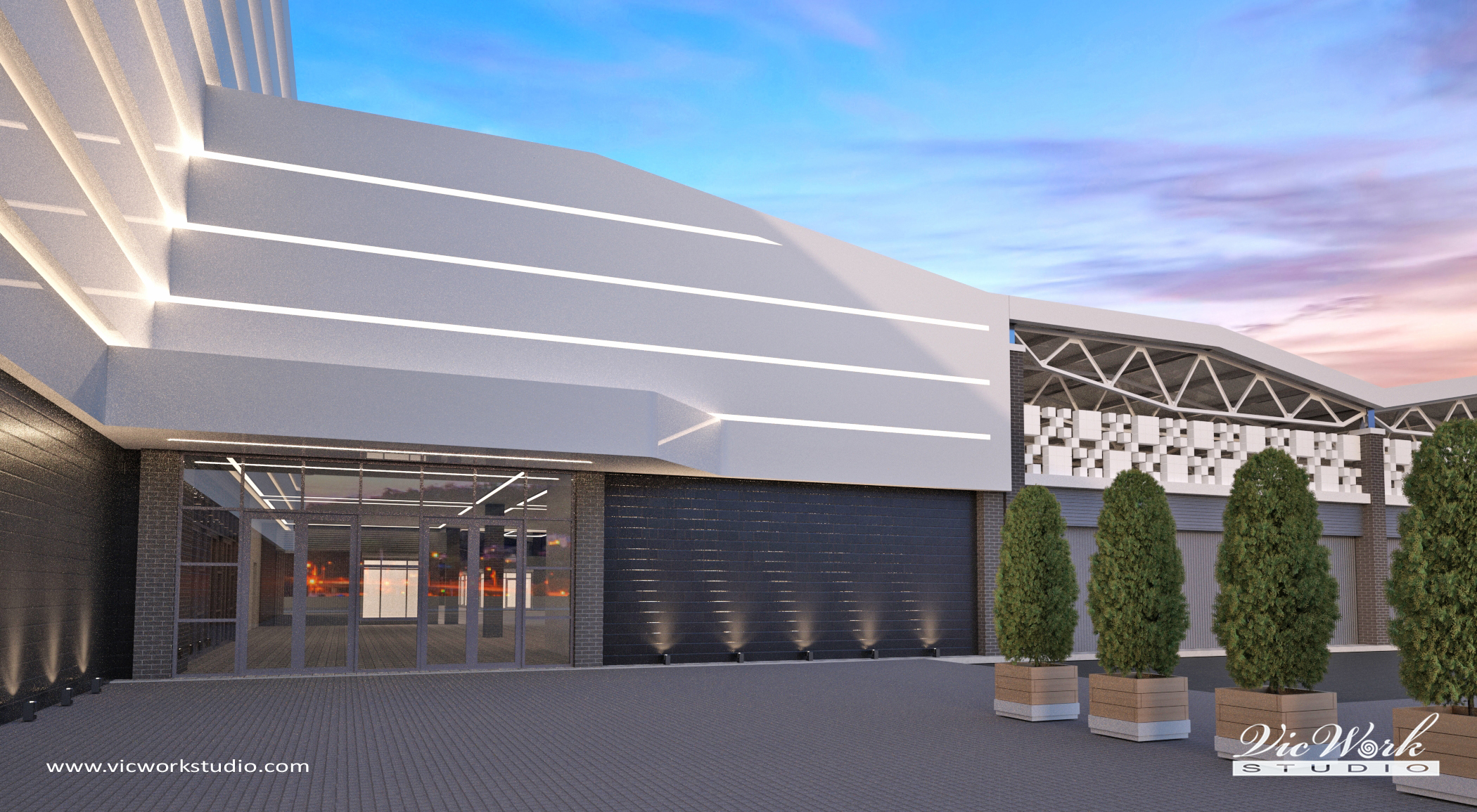 Concept Design of Covered Market by VICWORK STUDIO - Architizer