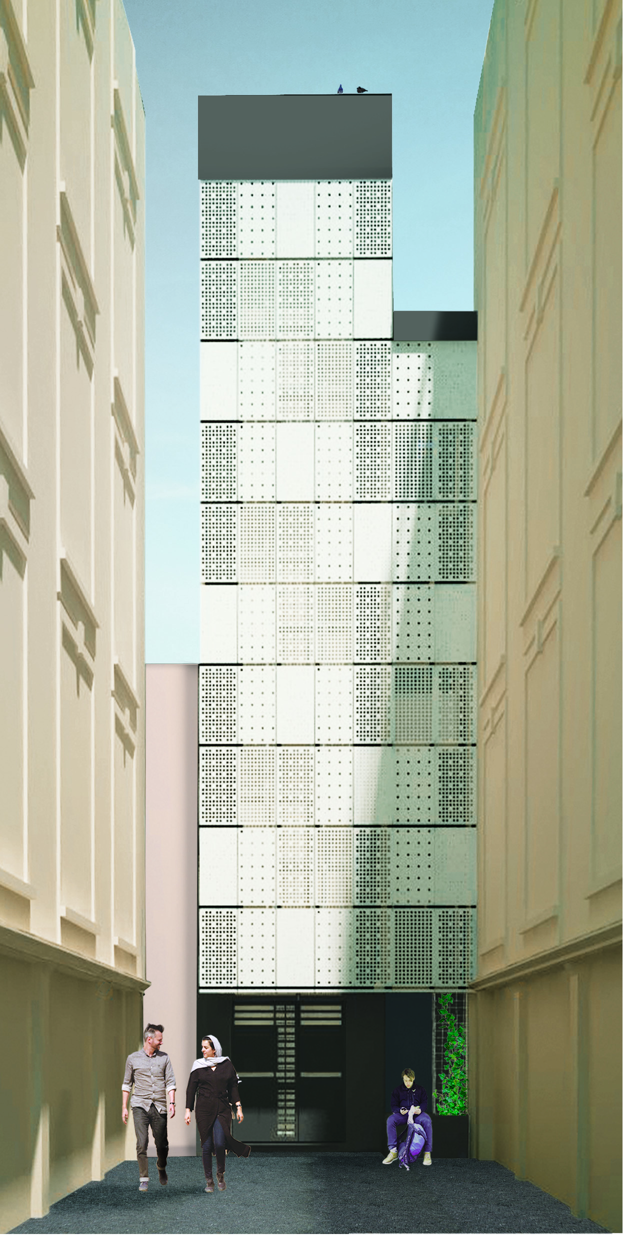 No. 2 Building Facade by Niaresh Civil and Architecture - Architizer