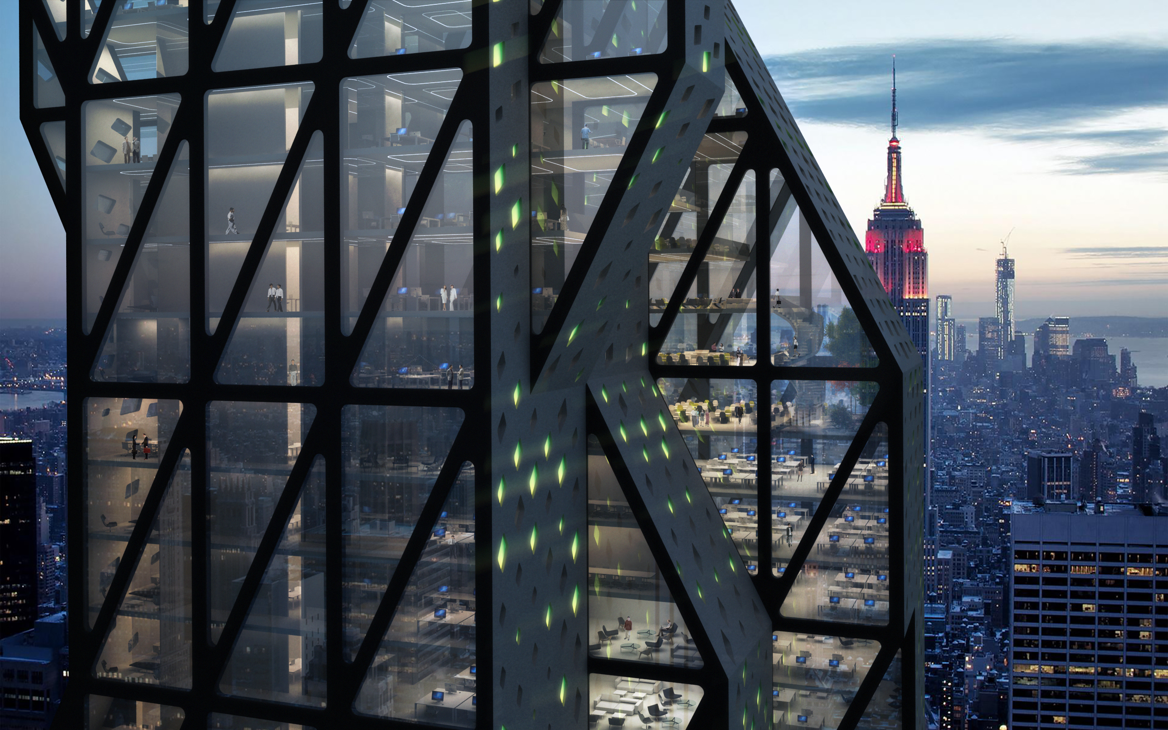 1st Ave "Wave Tower" by Labscape Architecture - Architizer