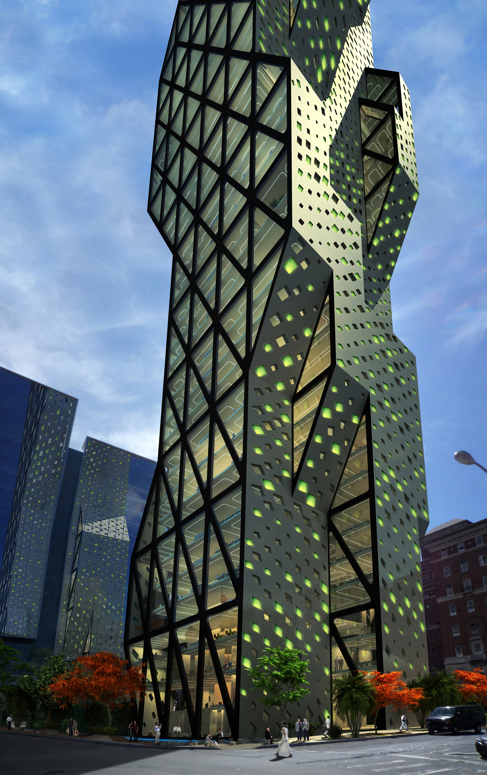 1st Ave "Wave Tower" by Labscape Architecture - Architizer