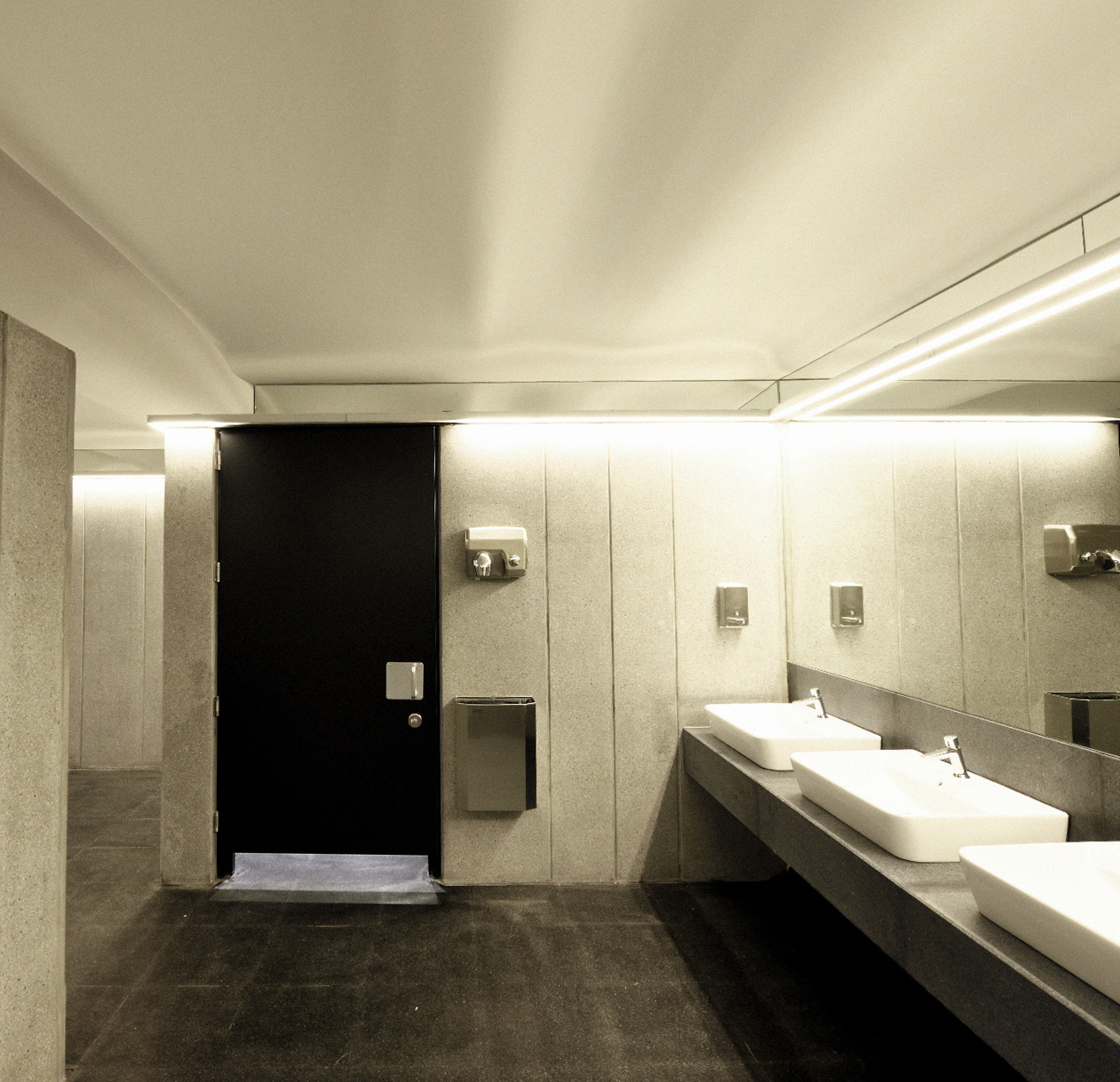 Palau Sant Jordi Lavatories Retrofitting by ROS + FALGUERA ARQUITECTURA ...