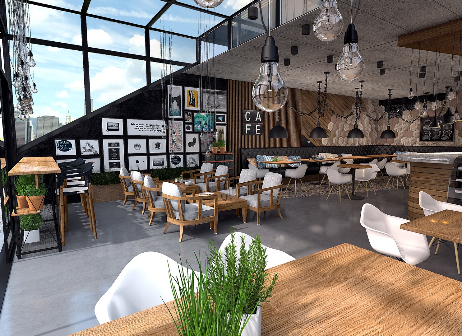 Urban Industrial Cafe by Salt & Water - Architizer