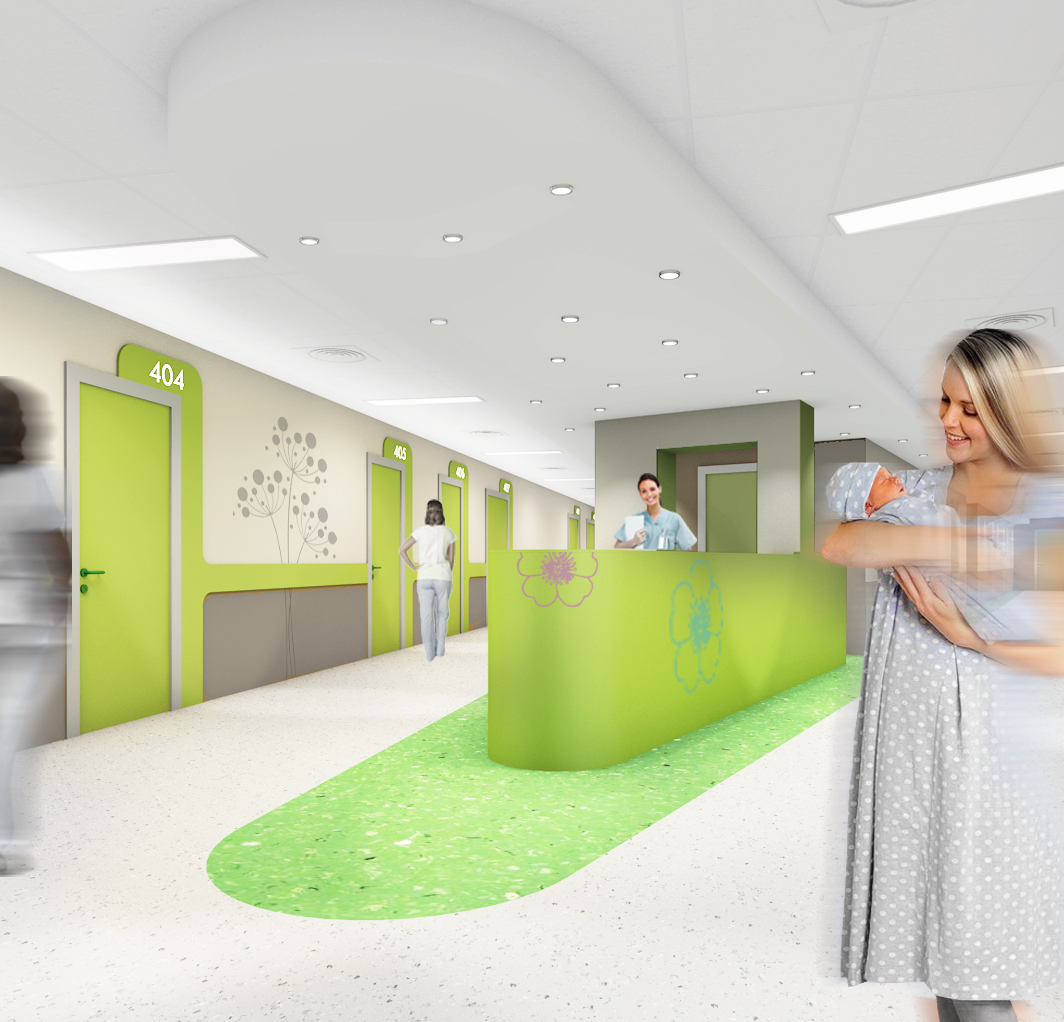 Idea 2085817: GAGUA CLINIC - Maternity Hospital by Tsutskiridze ...