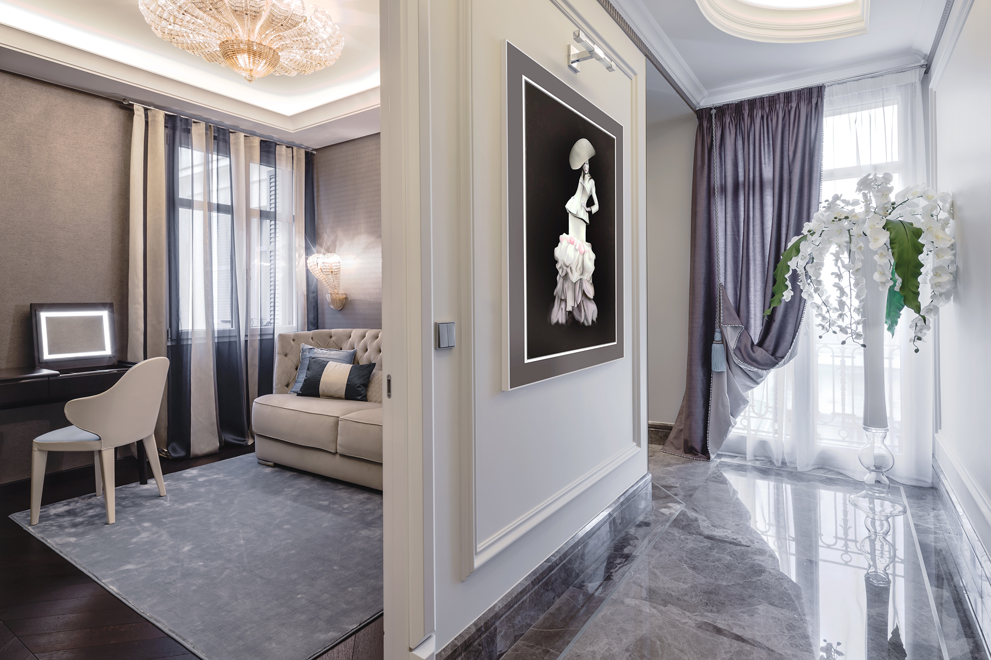 Interior design of a residence in Nice on Côte d'Azur. by NG-Studio ...