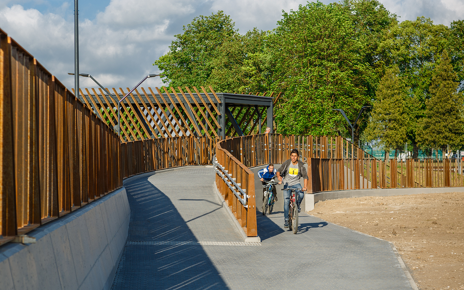 Two-level junction with railway reconstruction in Marijampole P. Armino ...