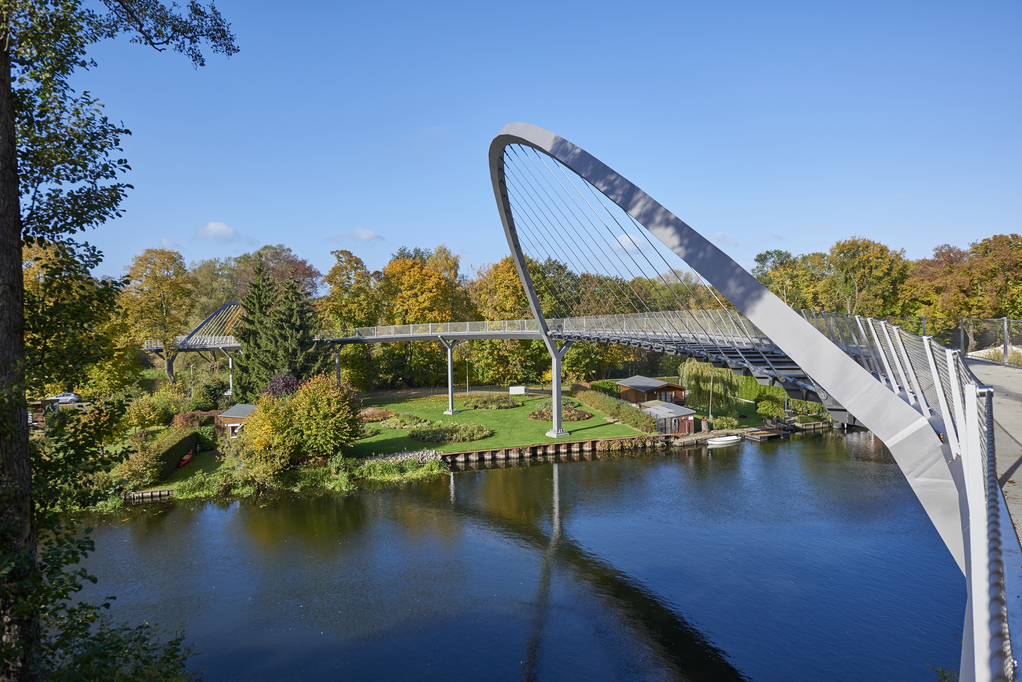 Consol Energy Wingtip Bridge (BoyScouts Bridge) by schlaich bergermann ...