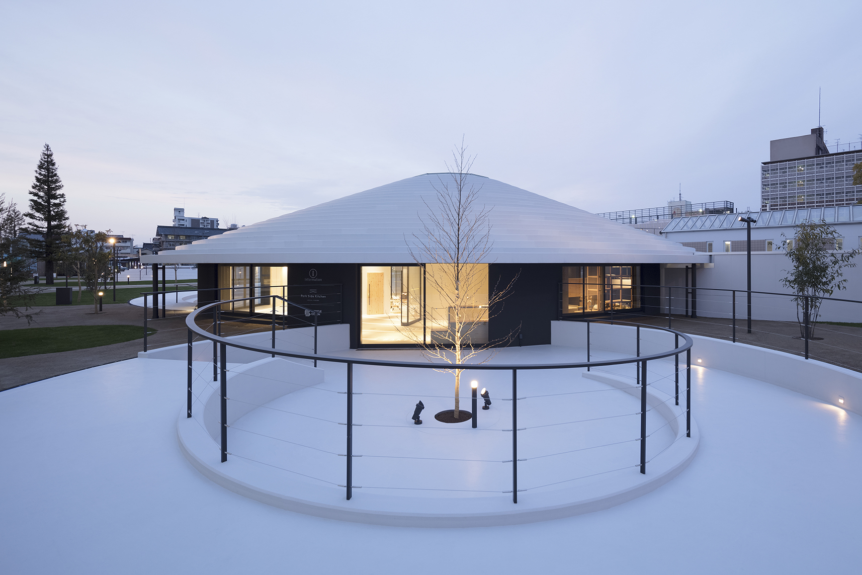 Idea 2090762: Tenri Station Plaza CoFuFun by Nendo in Tenri, Japan ...