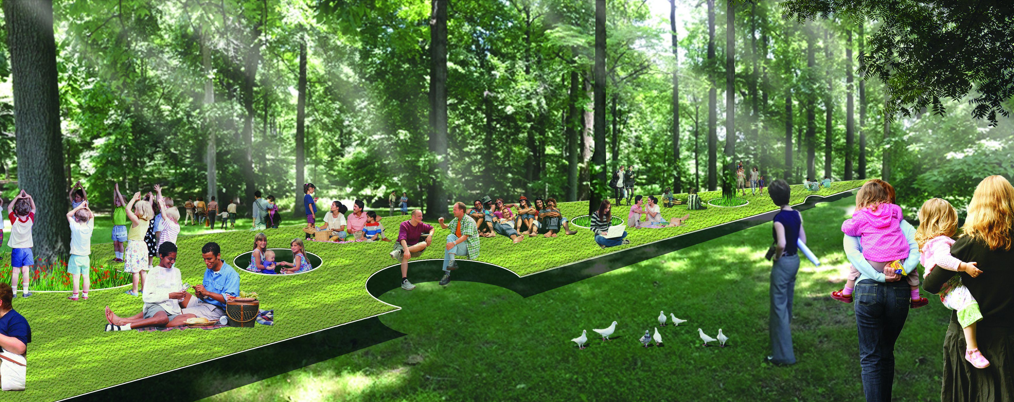 Merriweather Park by Martha Schwartz Partners - Architizer