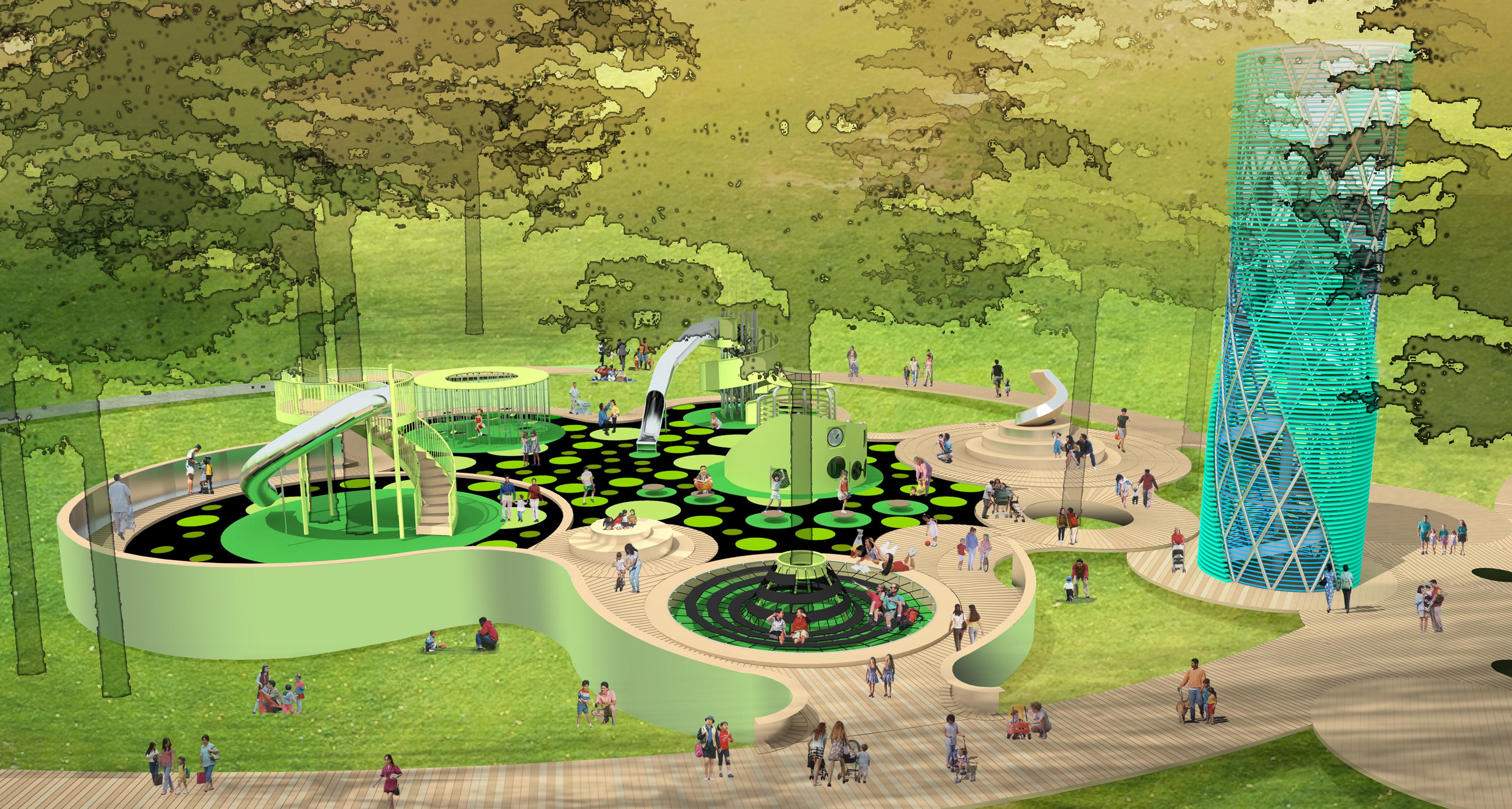 Merriweather Park by Martha Schwartz Partners - Architizer