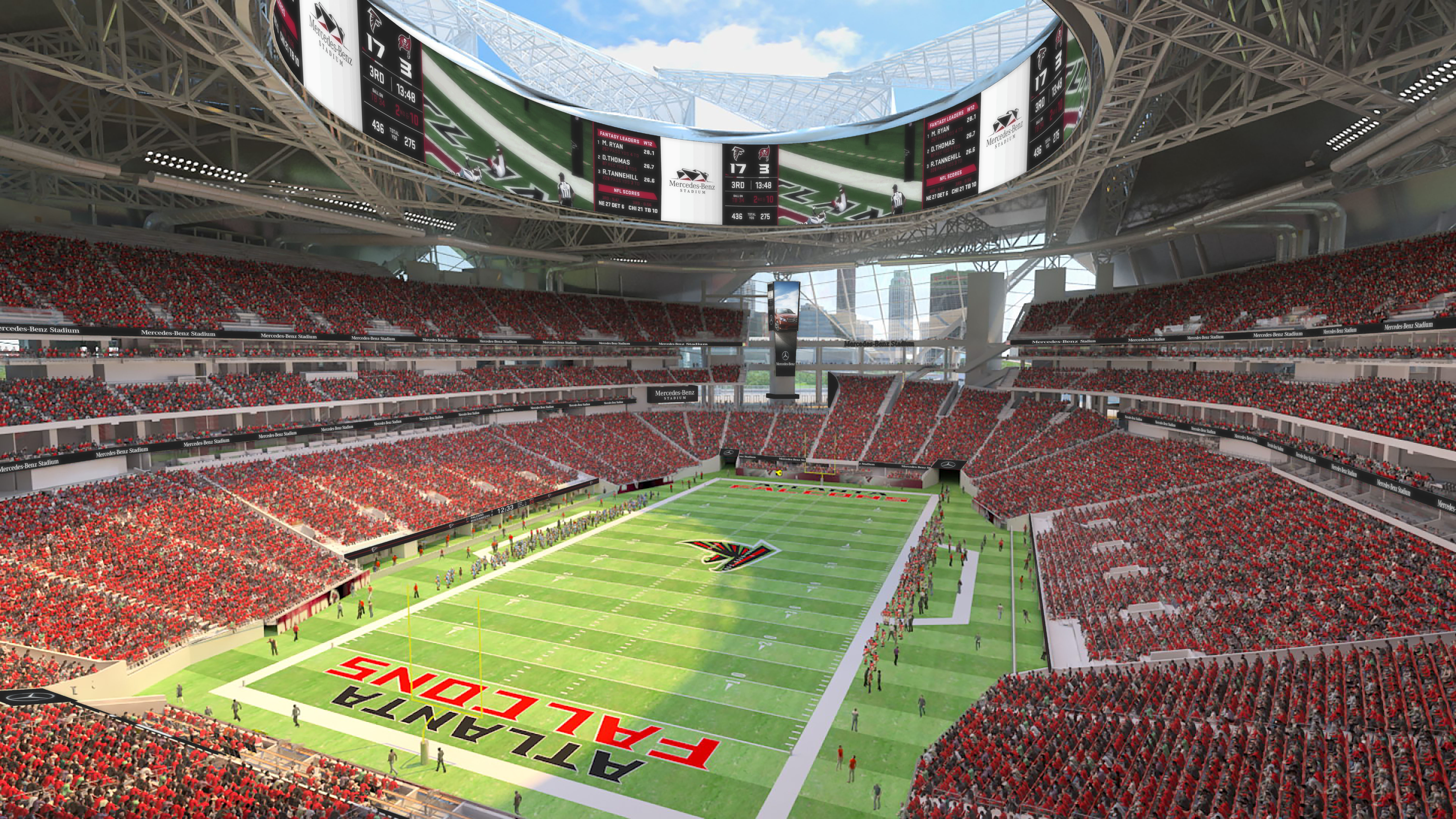 Mercedes-Benz Stadium by HOK - Architizer