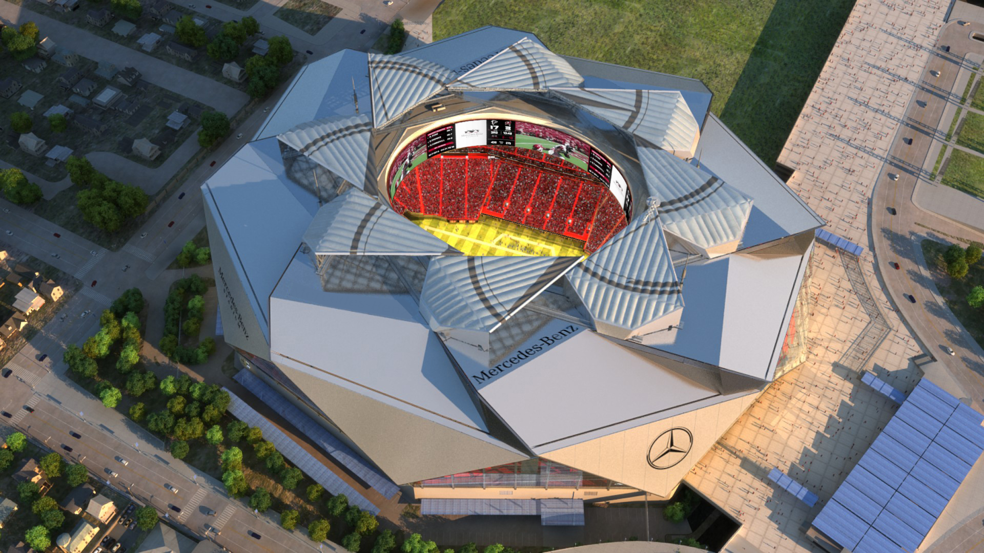 Mercedes-Benz Stadium by HOK - Architizer