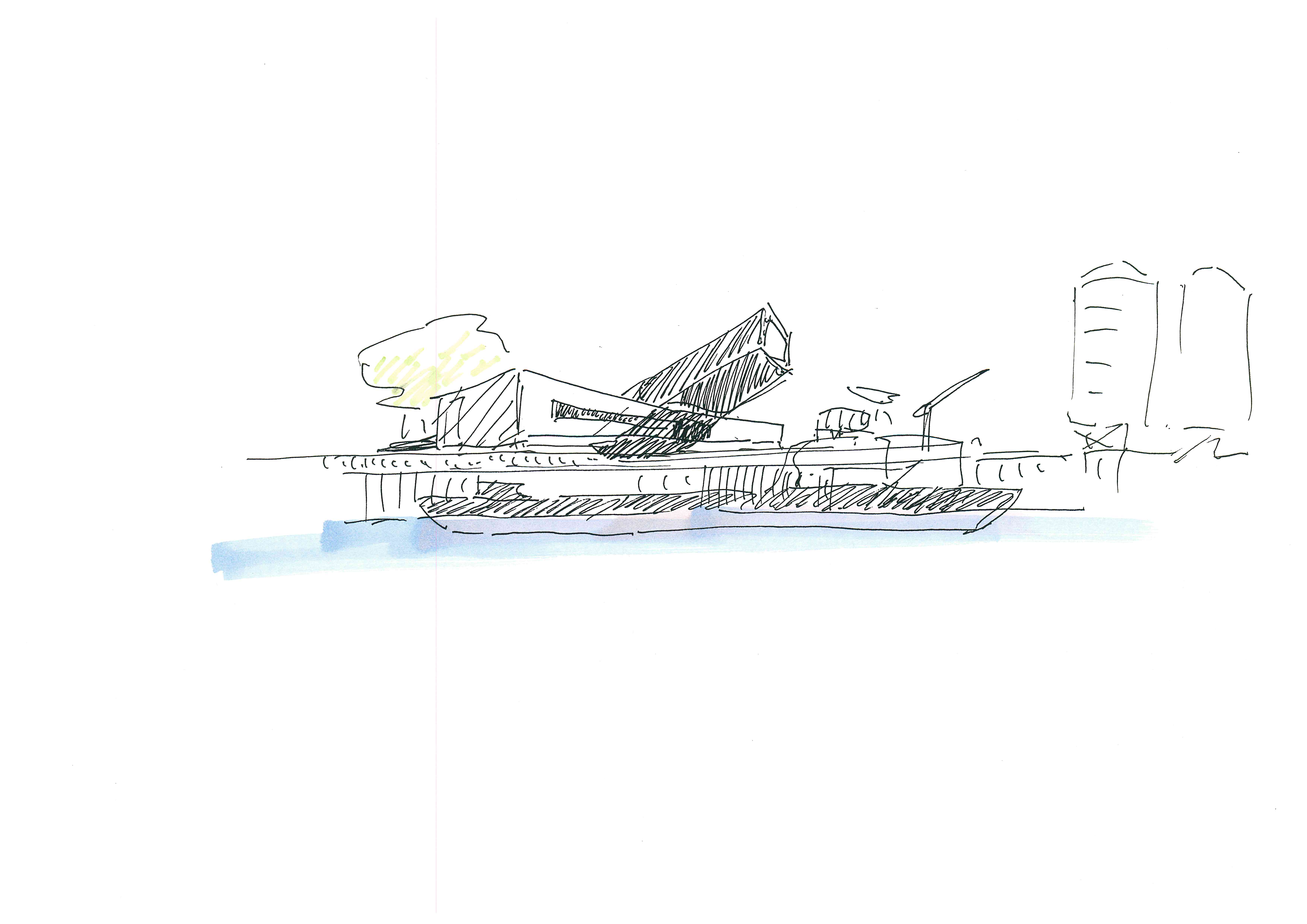 Gönyű port control building by sporaarchitects - Architizer