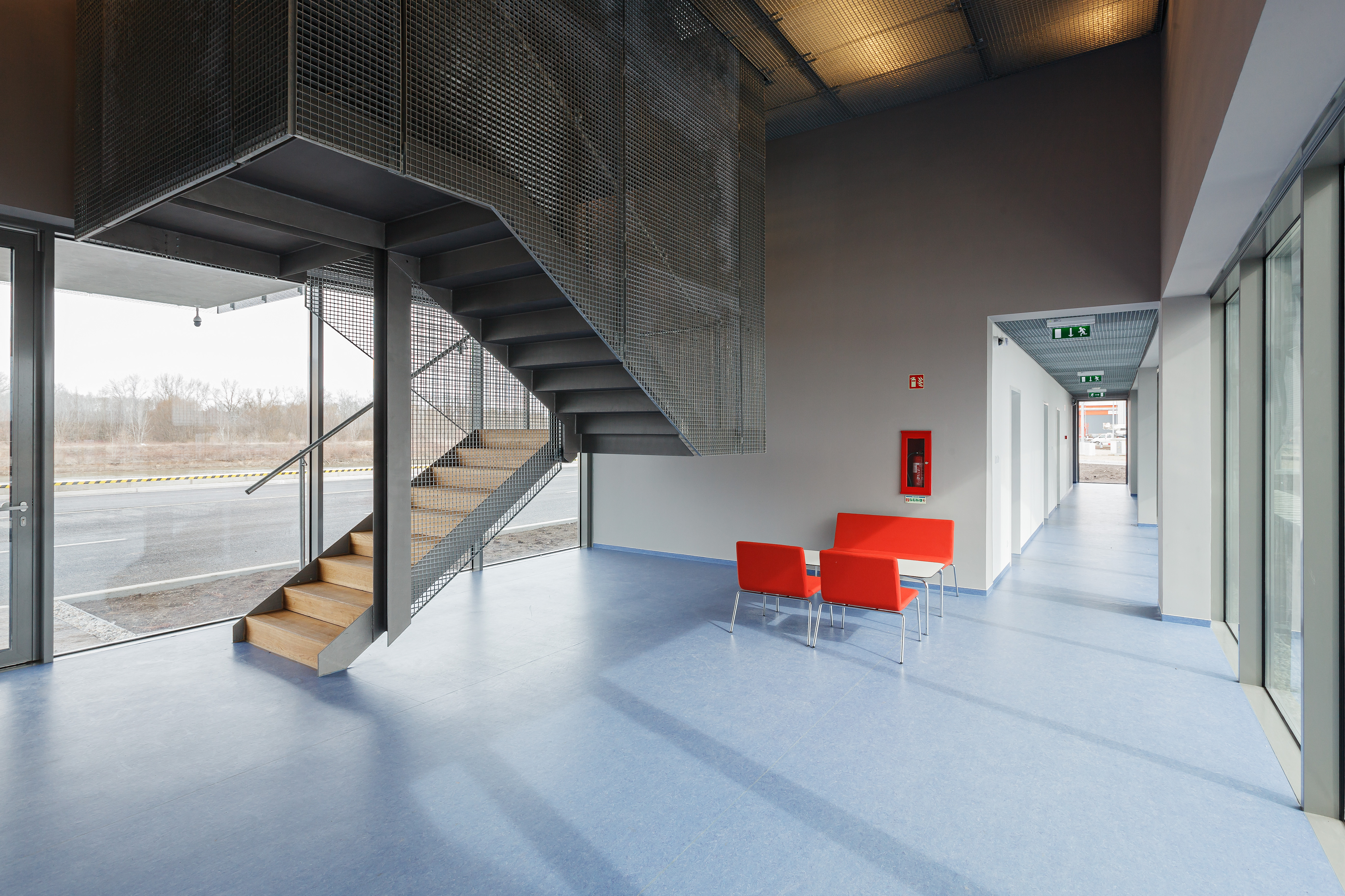 Gönyű port control building by sporaarchitects - Architizer