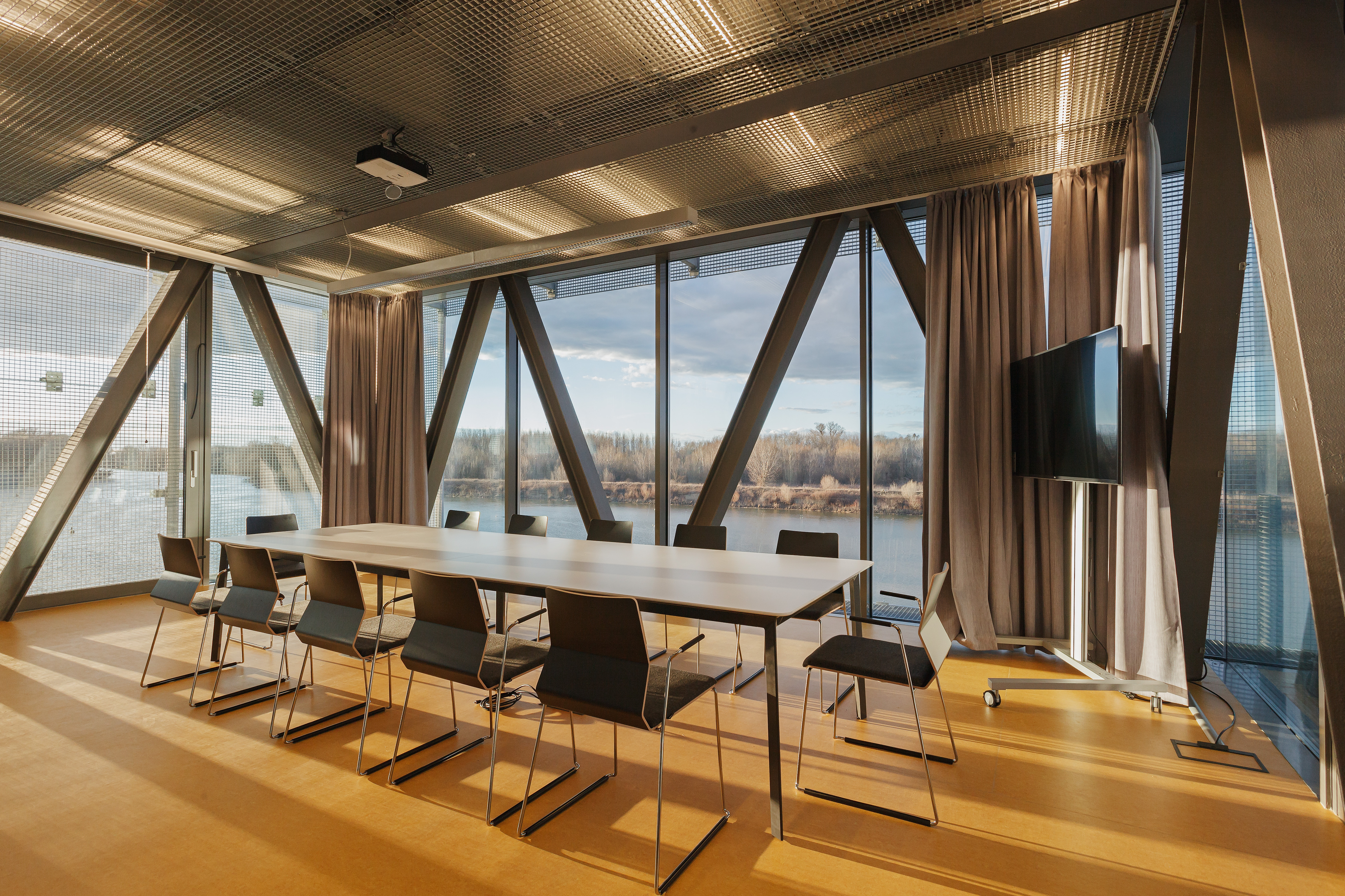 Gönyű port control building by sporaarchitects - Architizer