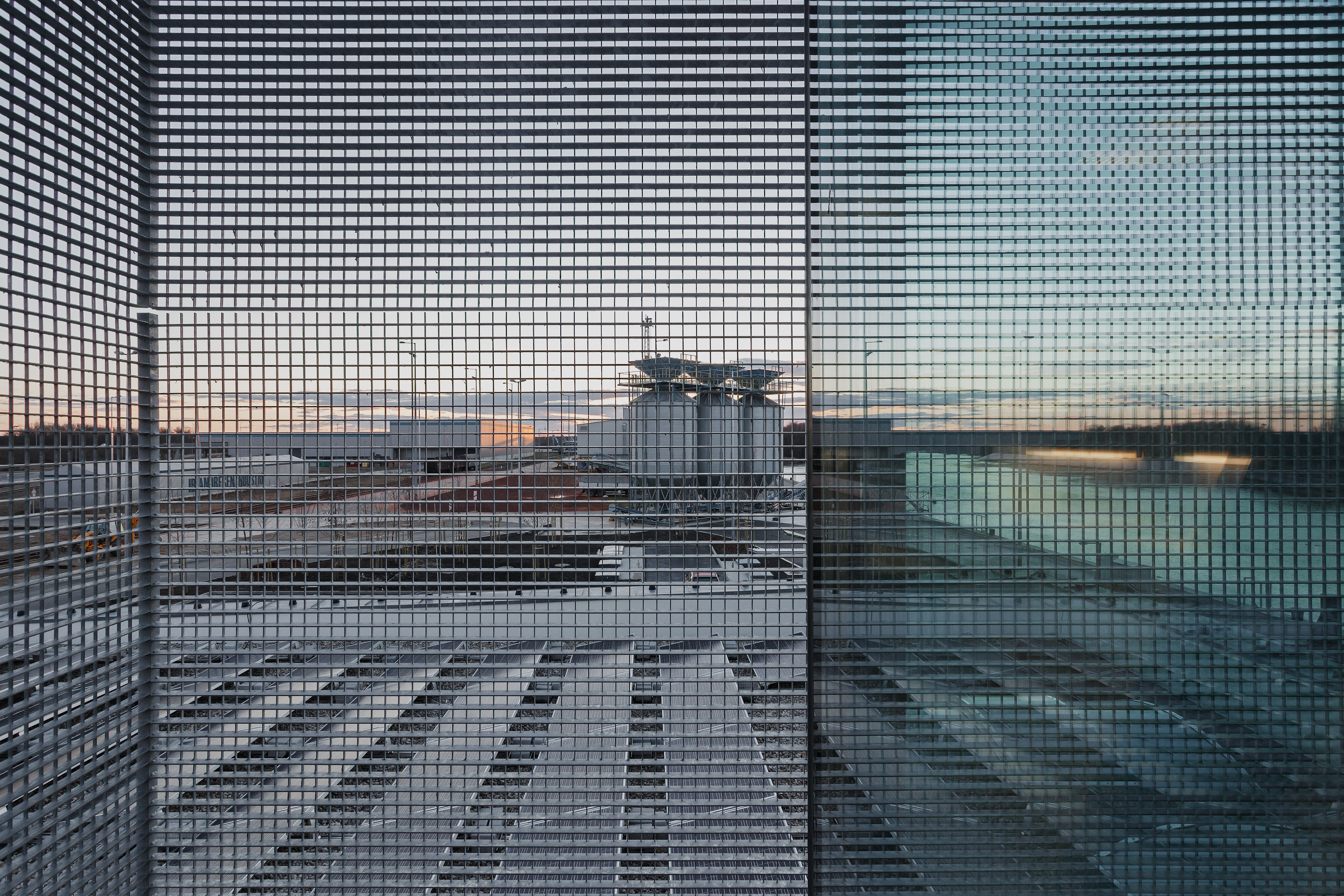 Gönyű port control building by sporaarchitects - Architizer