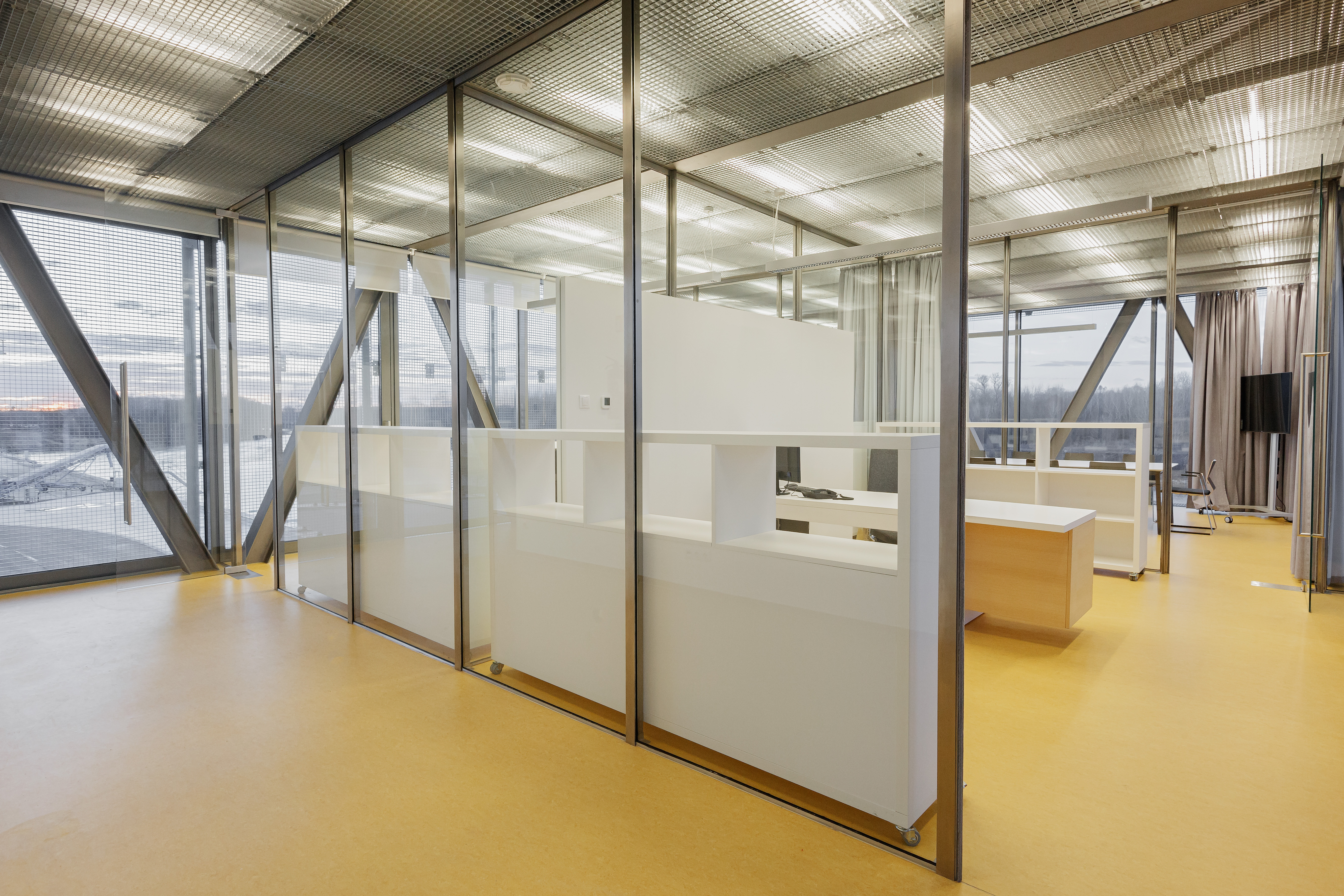 Gönyű port control building by sporaarchitects - Architizer