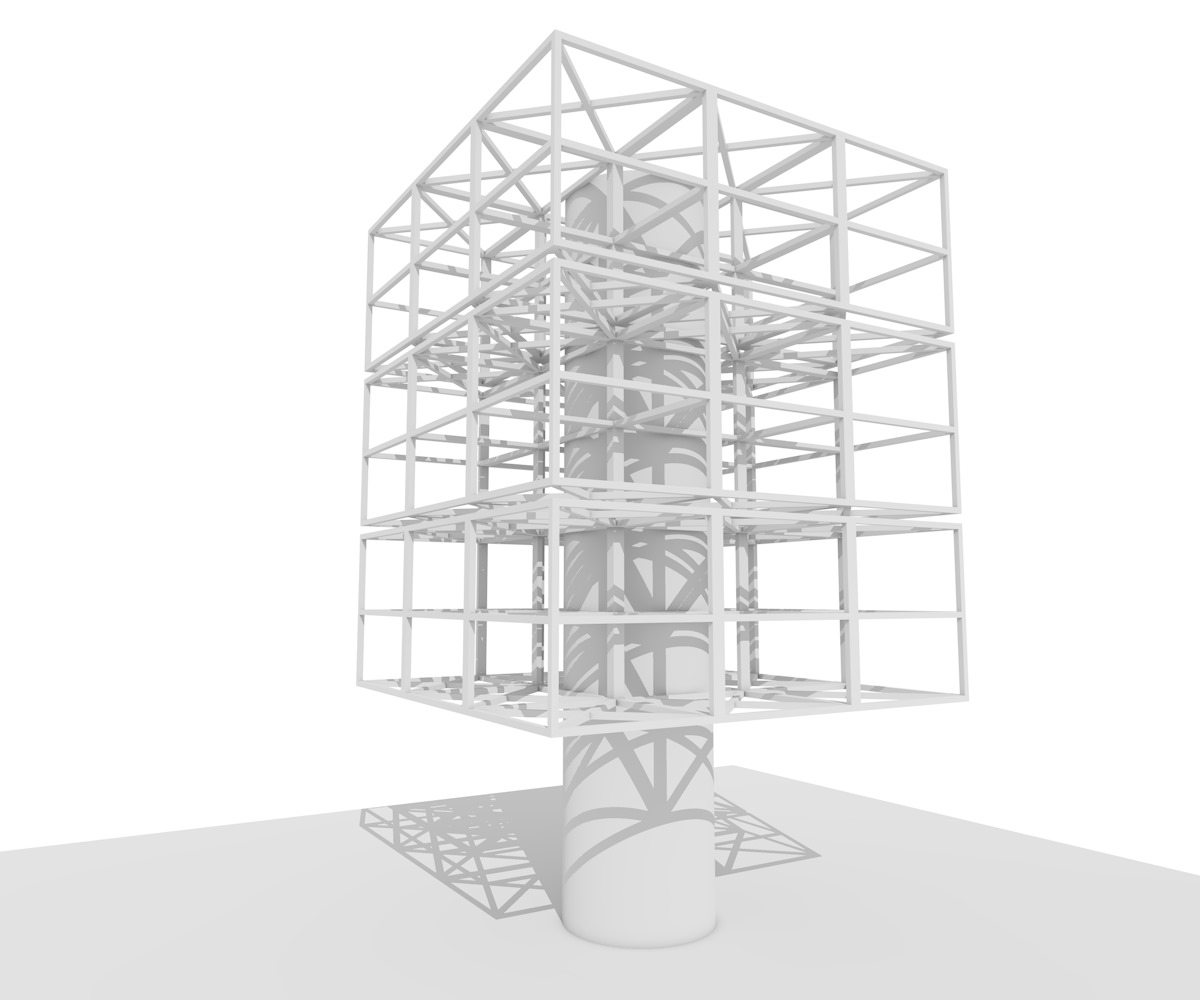 Experimental office building RUBIK-cube by Vertex Studio - Architizer