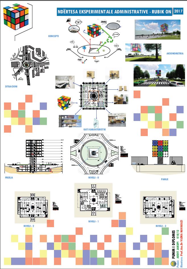 Idea 2100512: Experimental office building RUBIK-cube by Vertex Studio ...