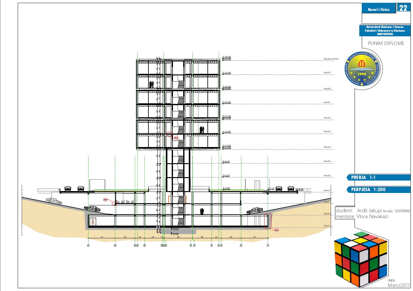 Idea 2100532: Experimental office building RUBIK-cube by Vertex Studio ...