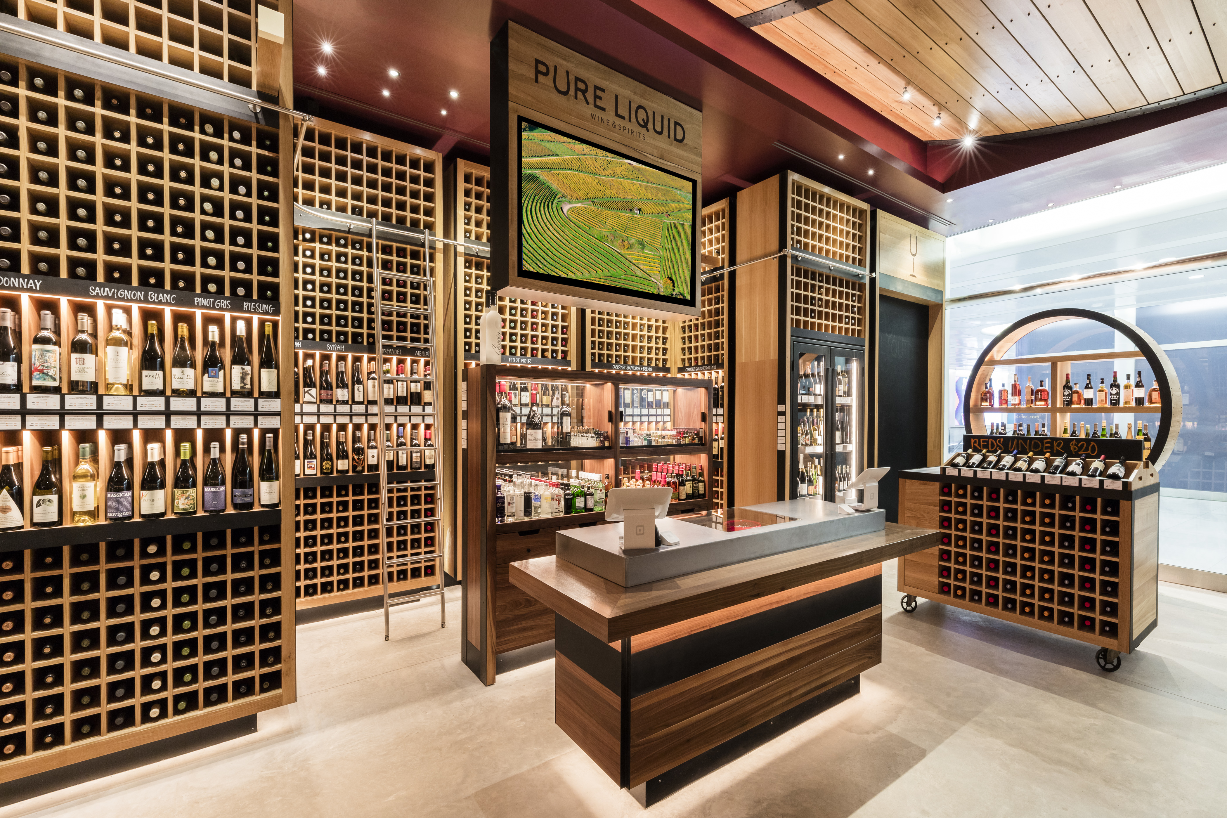 Pure Liquid Wine + Spirits by Cass Calder Smith Architecture ...