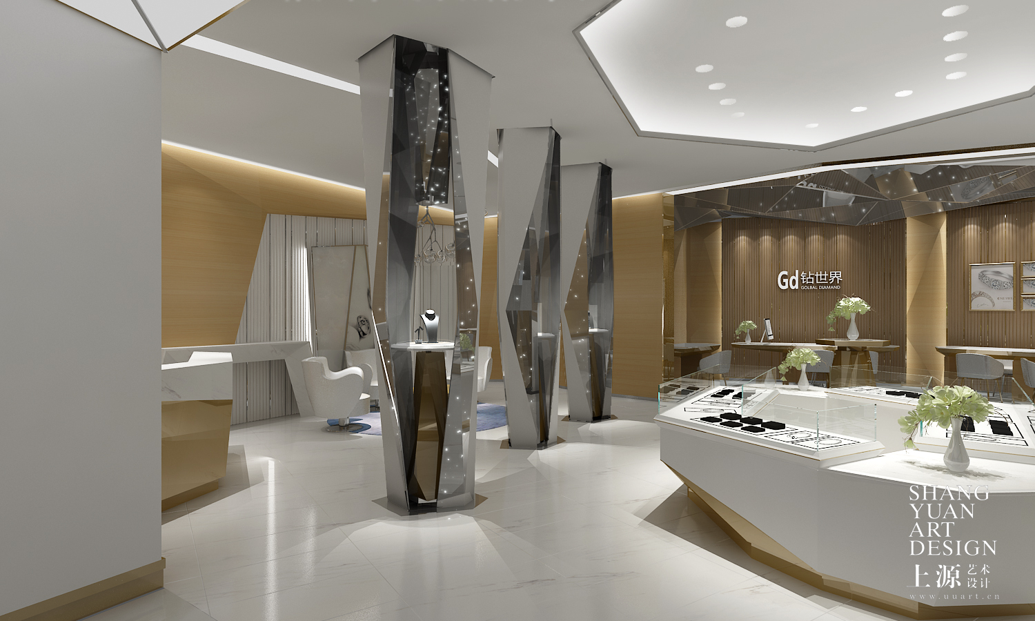Global Diamond Store by Shangyuan Art Design - Architizer