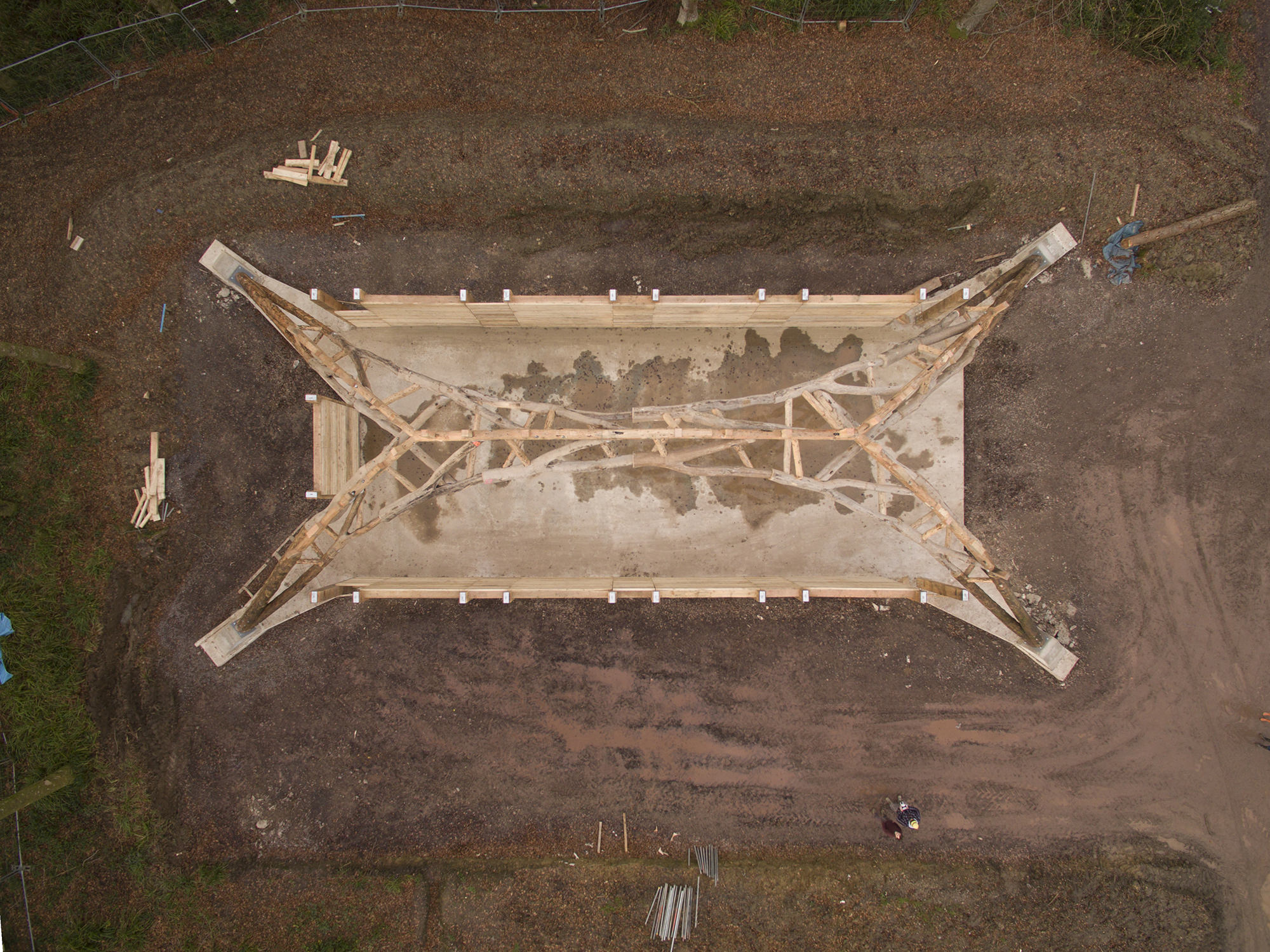 Idea 2116392: Wood Chip Barn by Design + Make in Hooke, United Kingdom ...