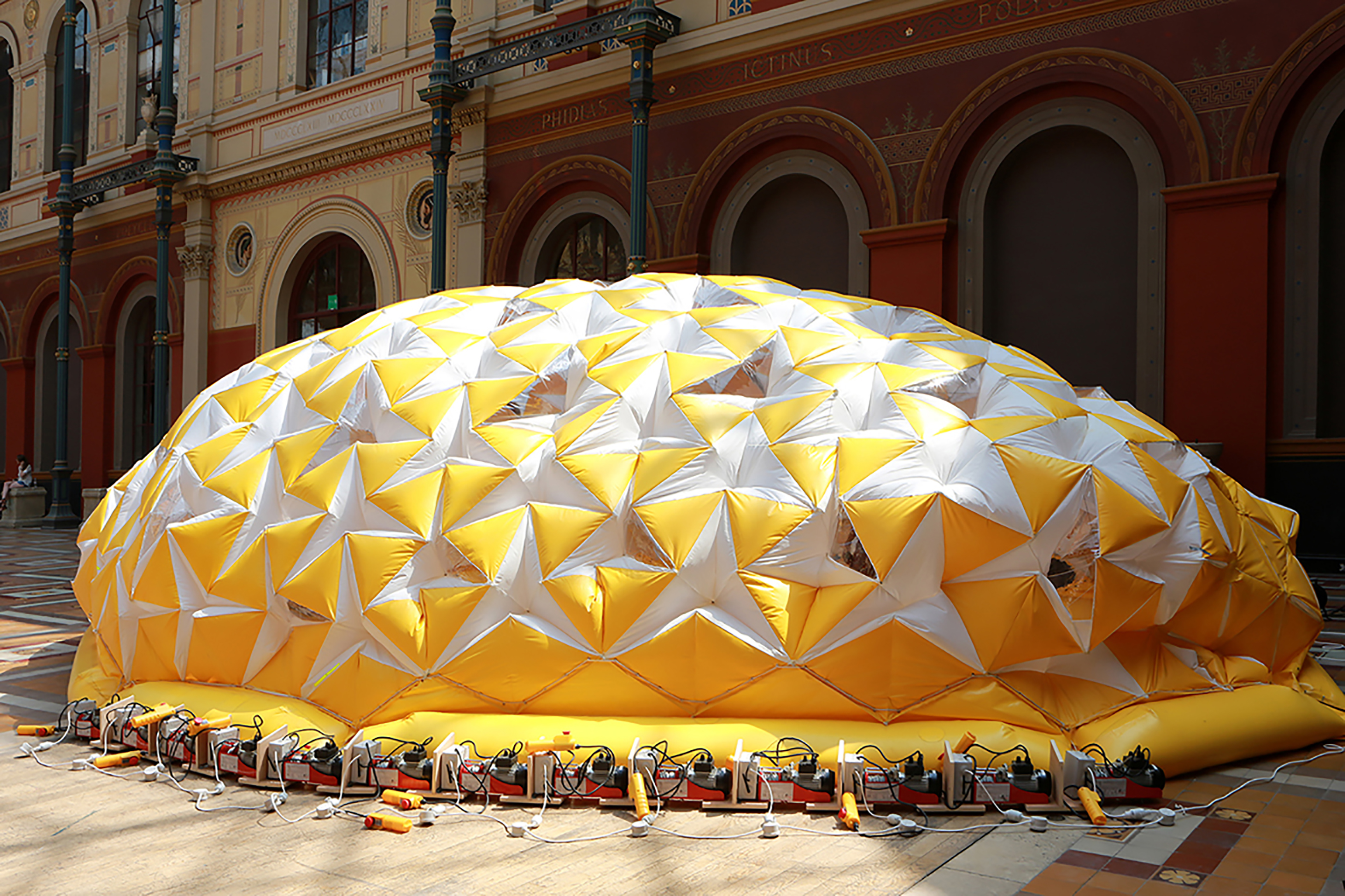 Diodon, responsive inflatable pavilion by Dynamorphe - Architizer