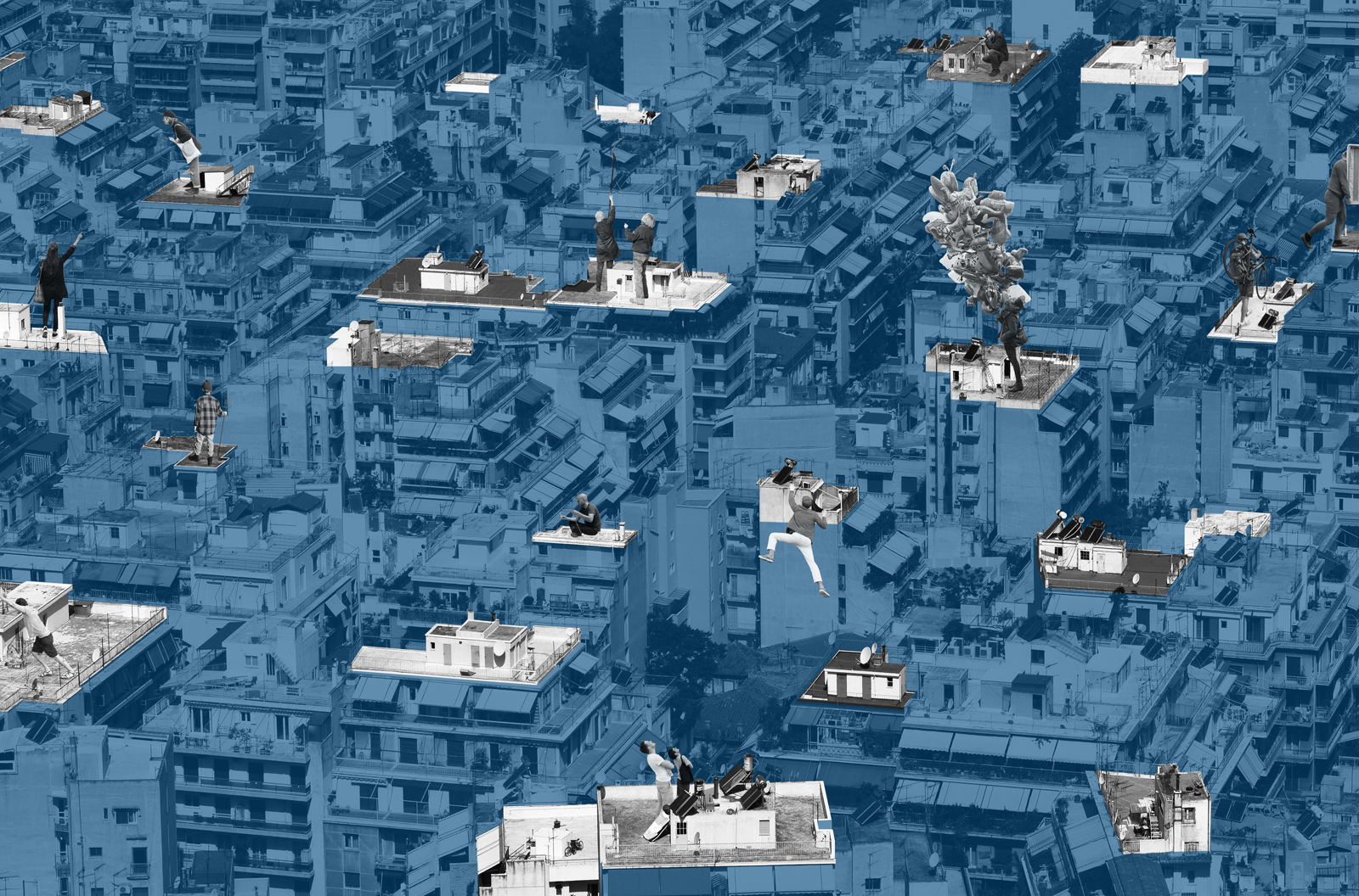 Freeboards of an urban archipelago, intervening on the Athenian terrace ...