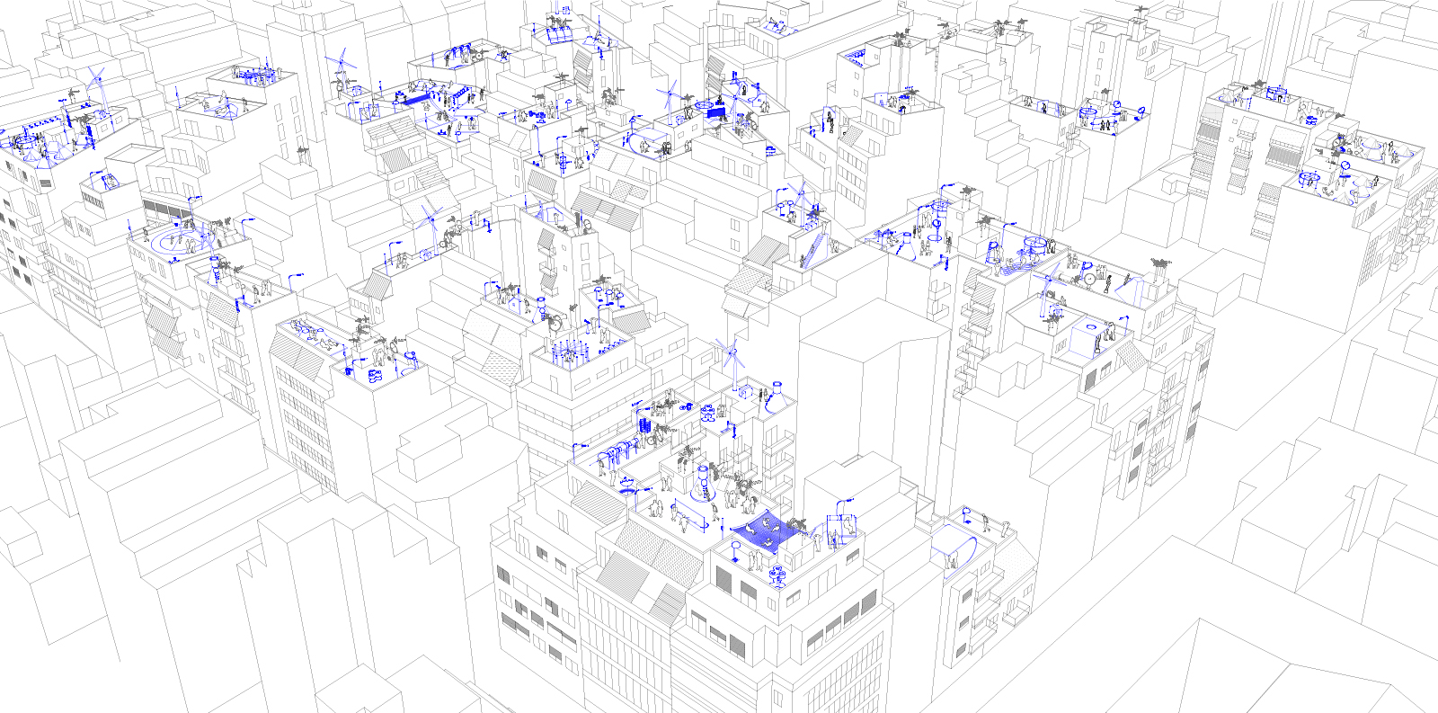Freeboards of an urban archipelago, intervening on the Athenian terrace ...