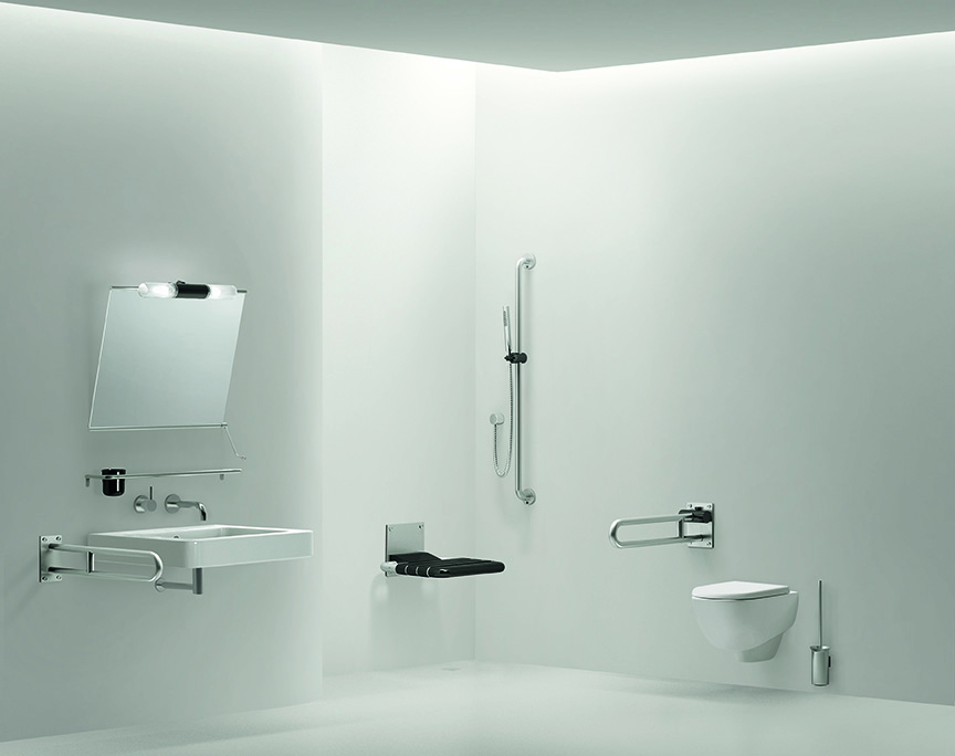 ADA BATHROOM ACCESSORIES / STAINLESS STEEL from pba | Architectural ...
